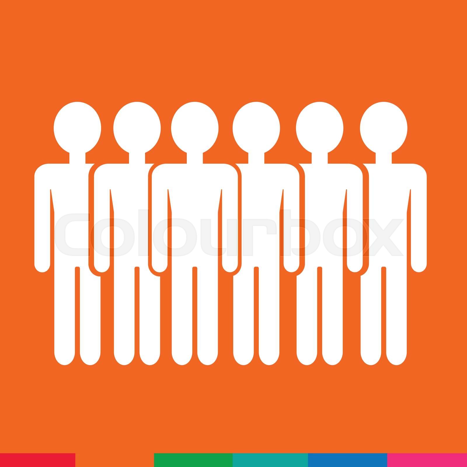 Population People Icon Illustration design | Stock vector | Colourbox