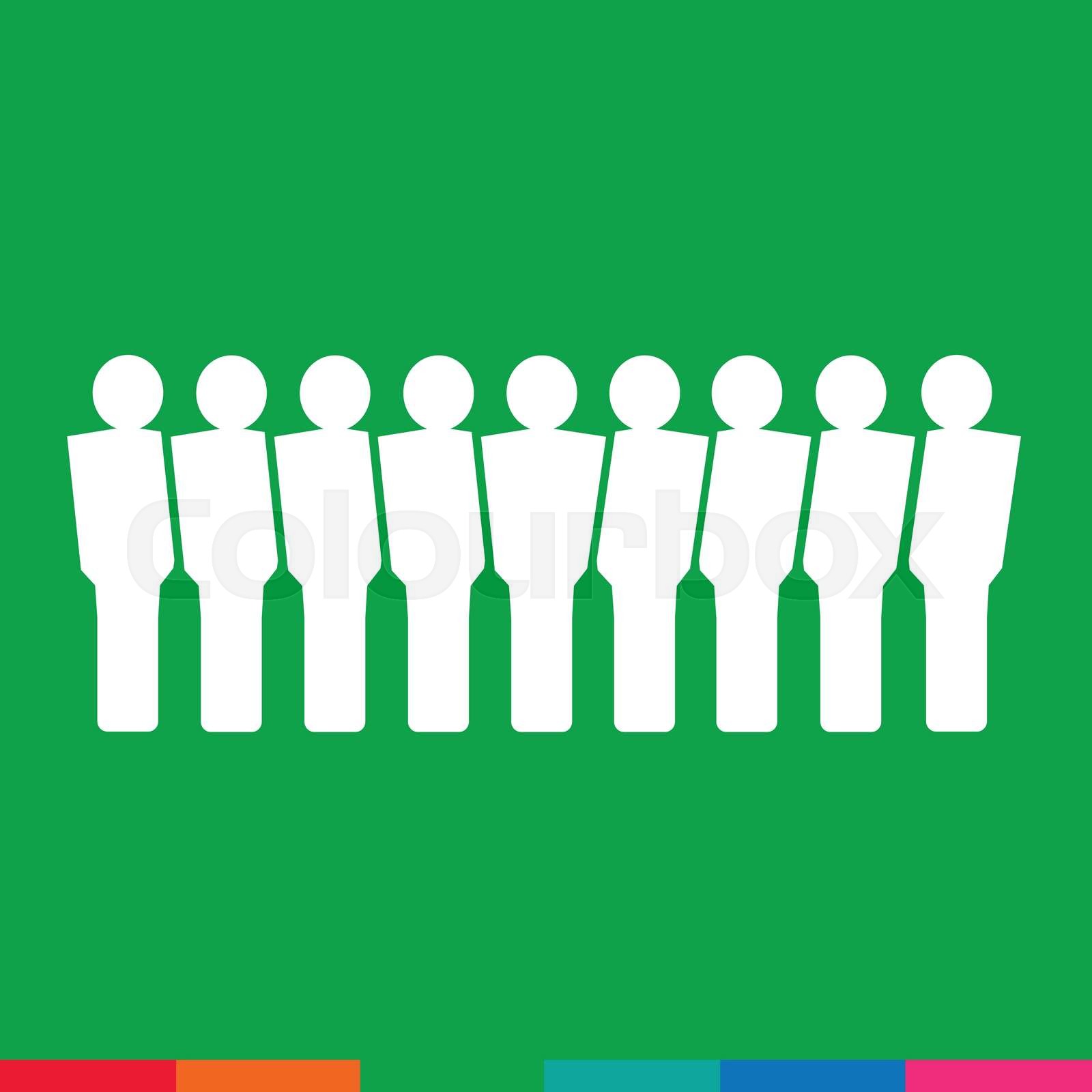 Population People Icon Illustration design | Stock vector | Colourbox