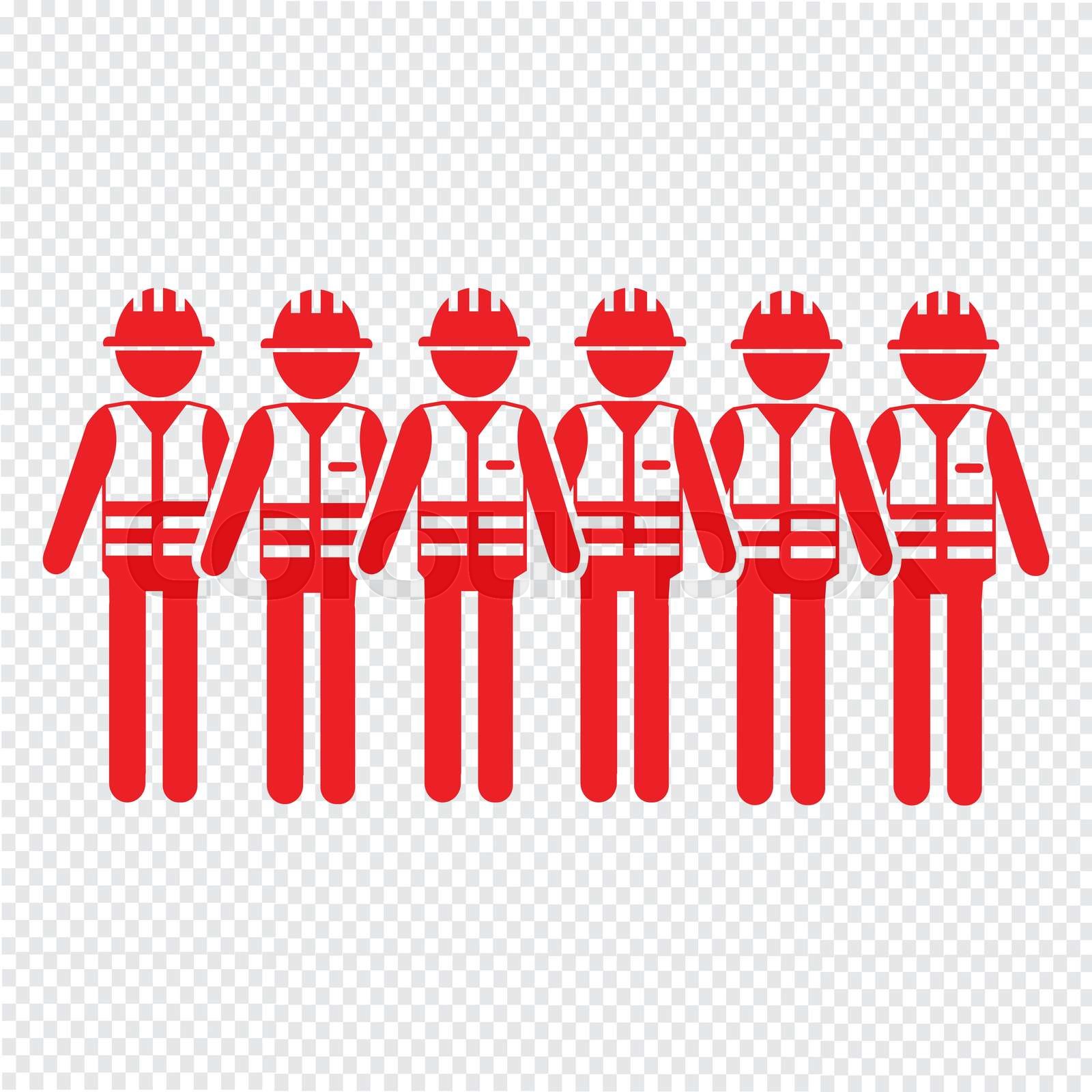 Construction Worker People Icon Illustration design | Stock vector ...