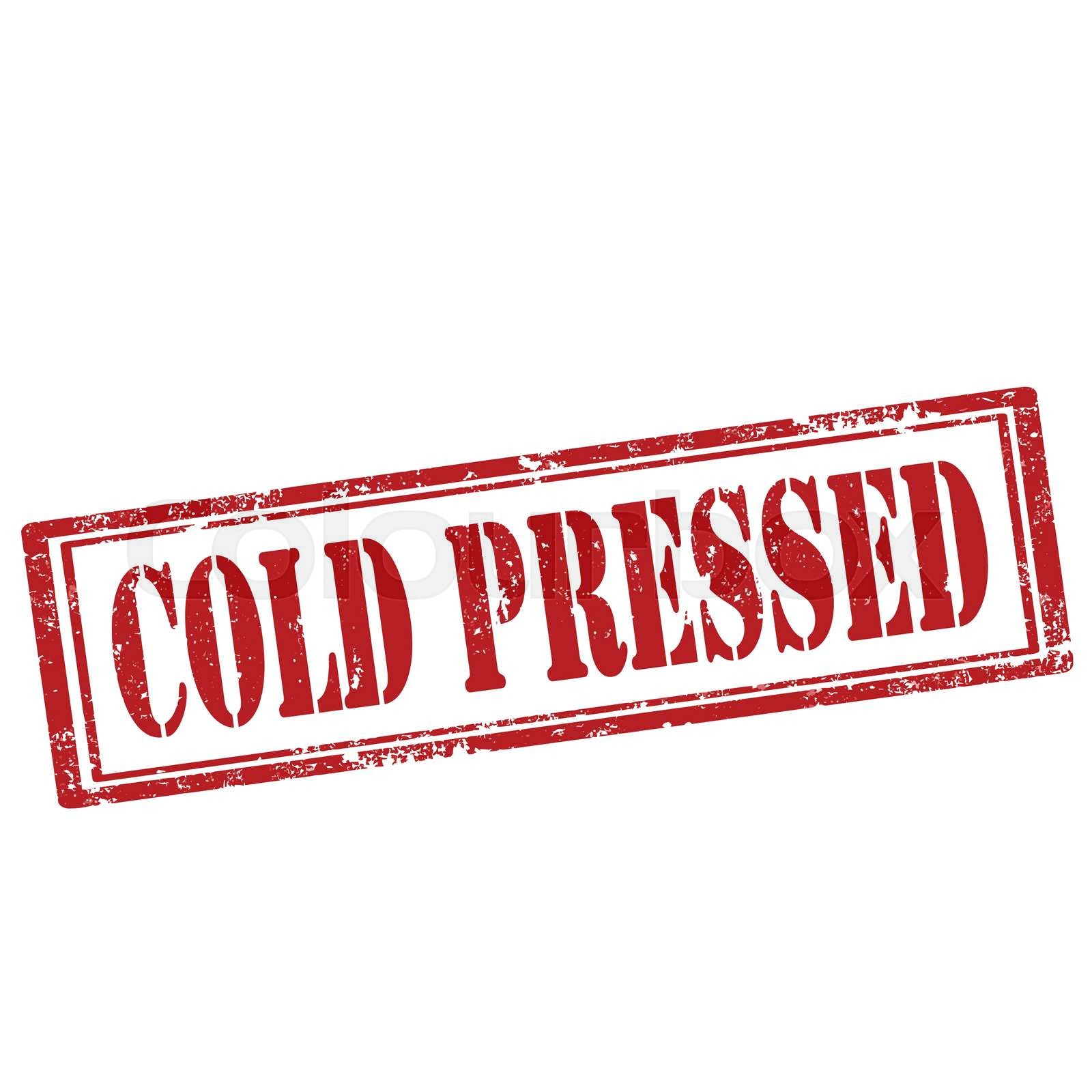 Cold Pressed-stamp | Stock vector | Colourbox