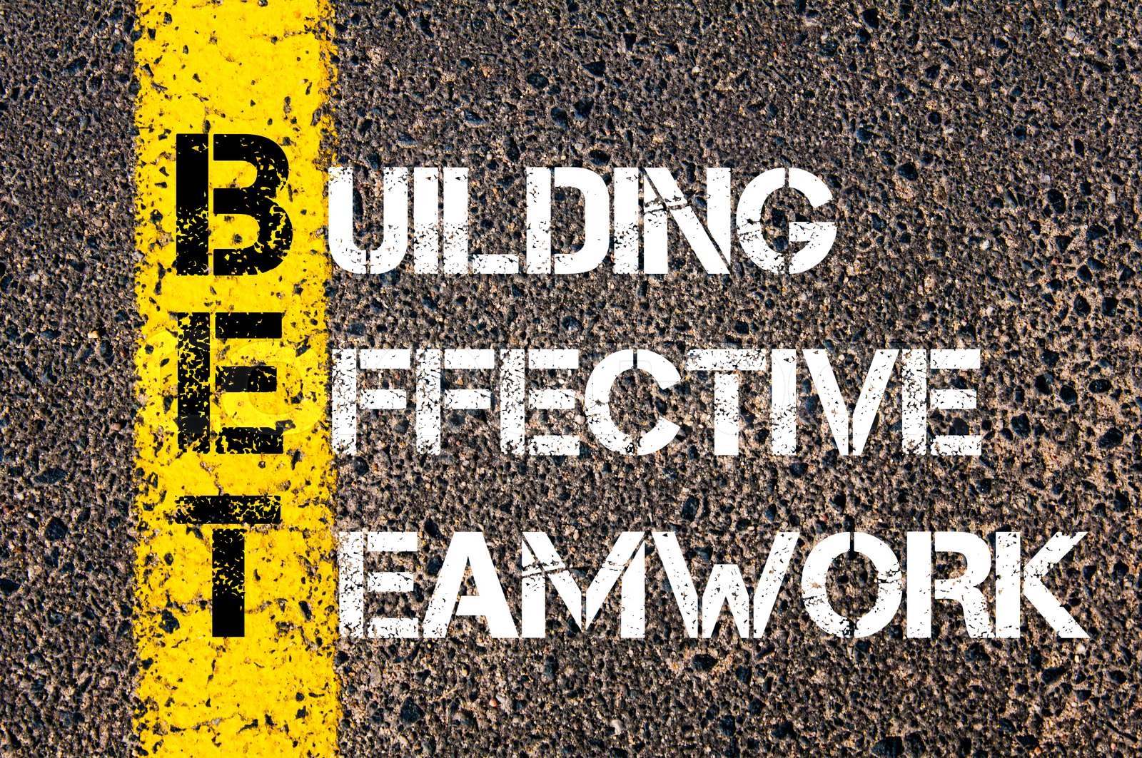 Business Acronym BET Building Effective Teamwork | Stock image | Colourbox