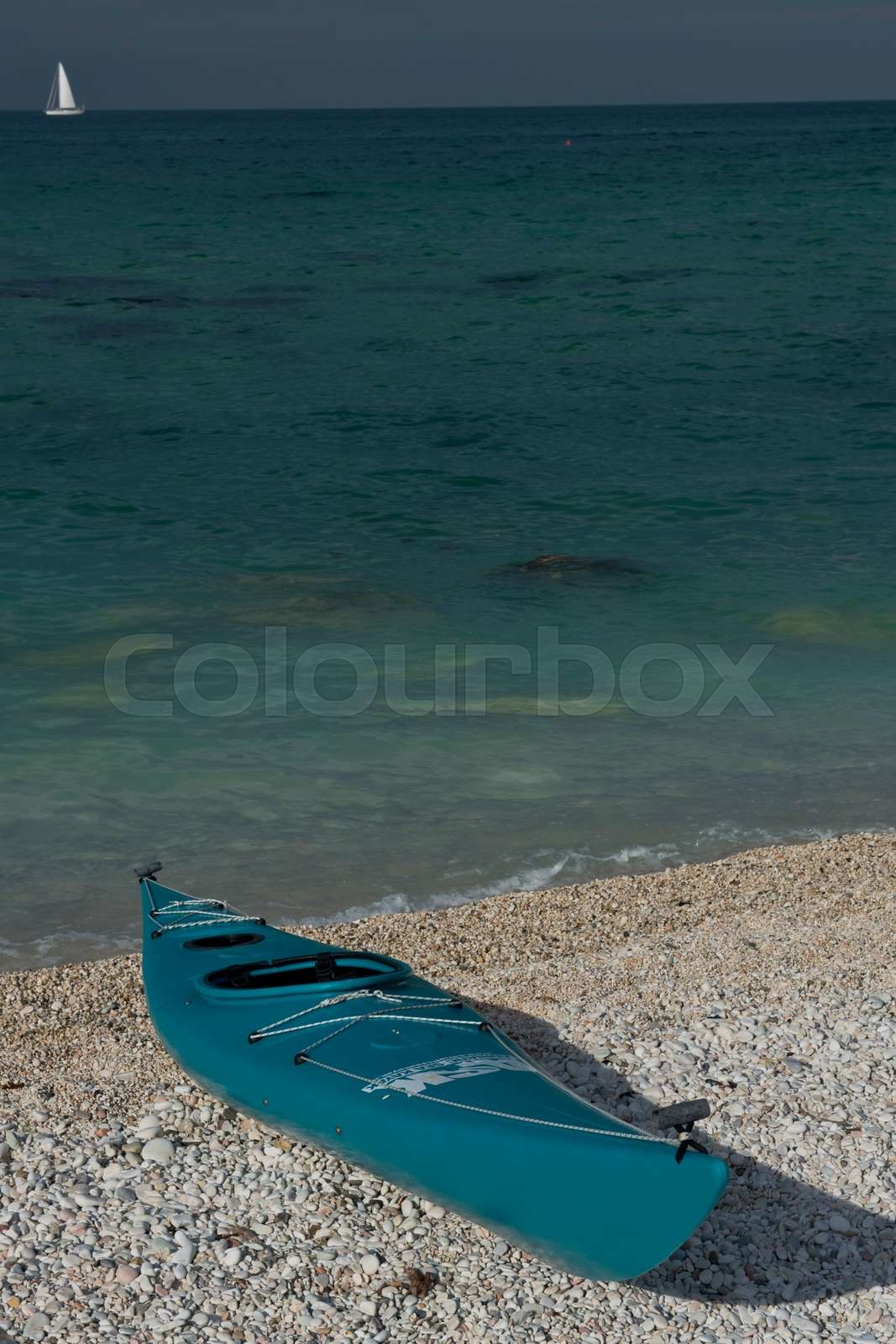 Canoe on the Beach | Stock image | Colourbox