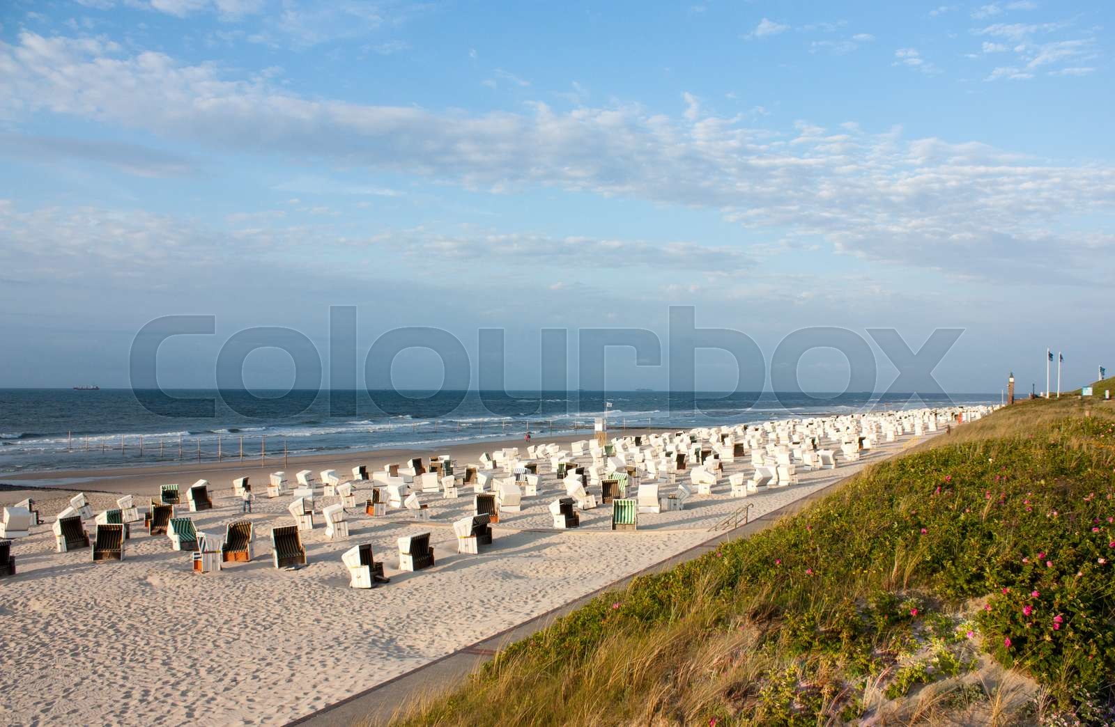 Am Strand von Wangerooge | Stock image | Colourbox
