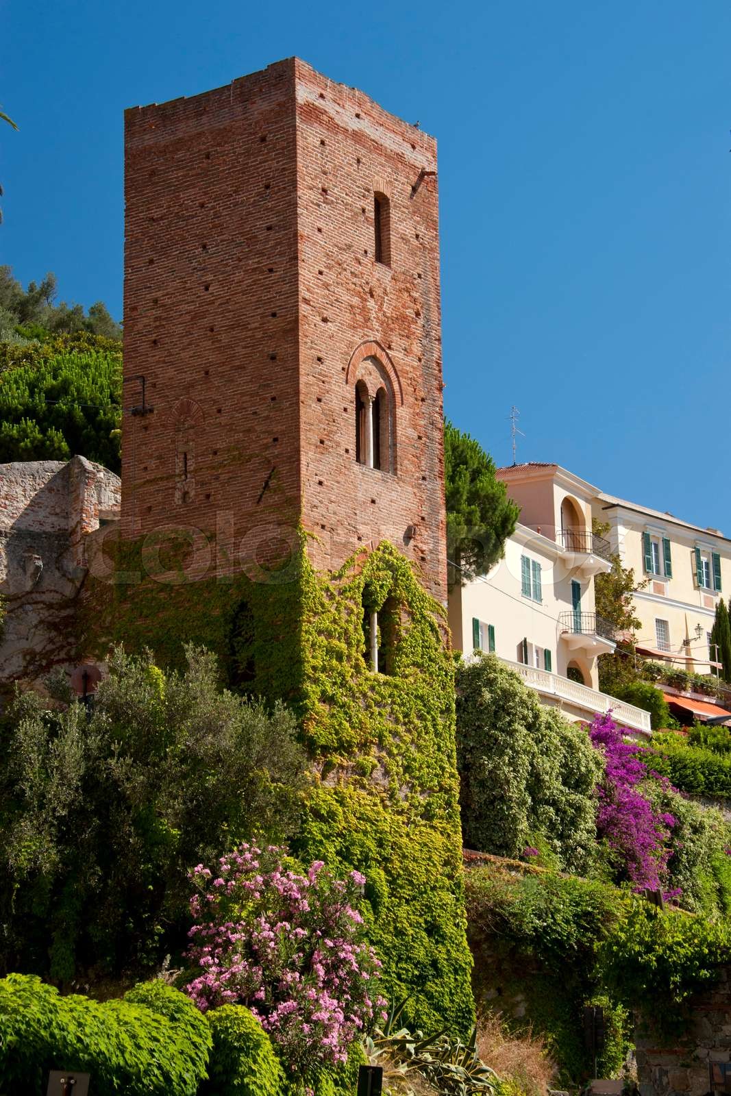 Tower in the village of Noli | Stock image | Colourbox