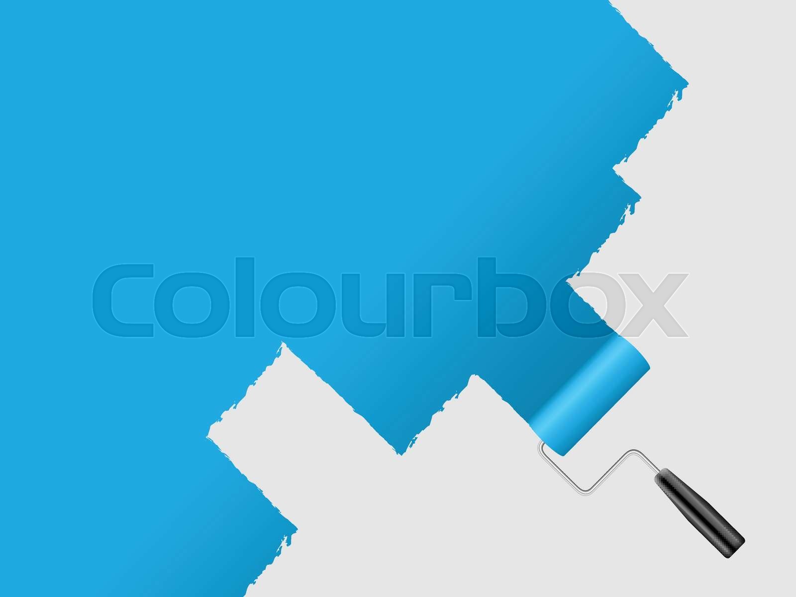 paint wall | Stock vector | Colourbox