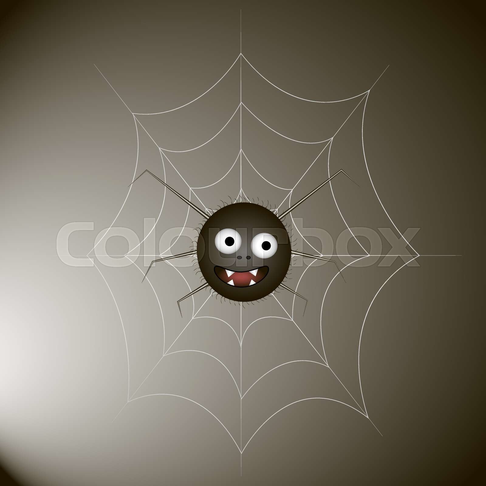 Funny spider. | Stock vector | Colourbox