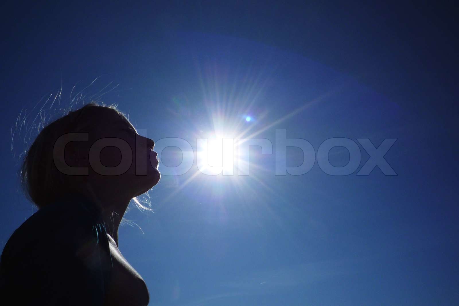 Kiss the sun | Stock image | Colourbox