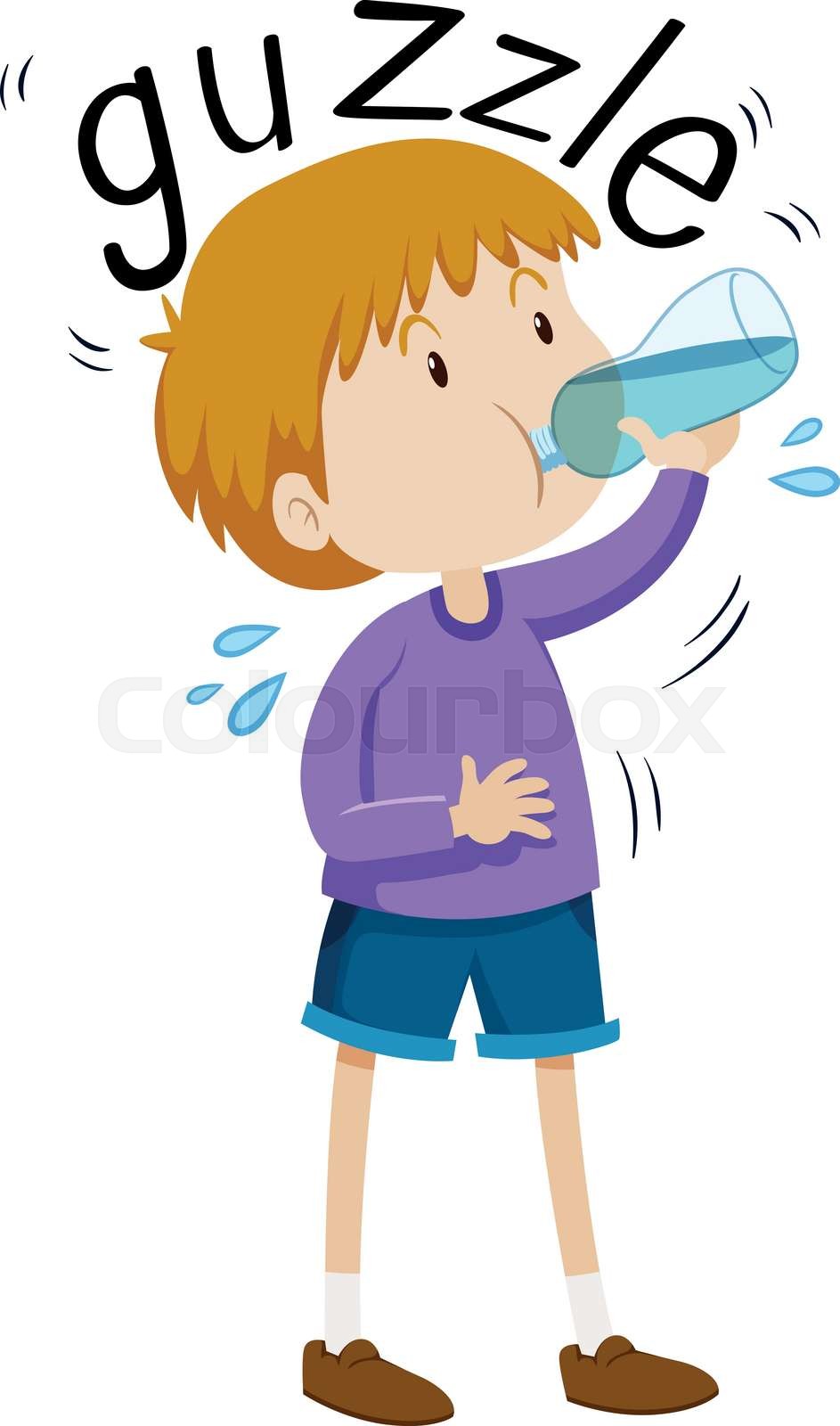 guzzle | Stock vector | Colourbox