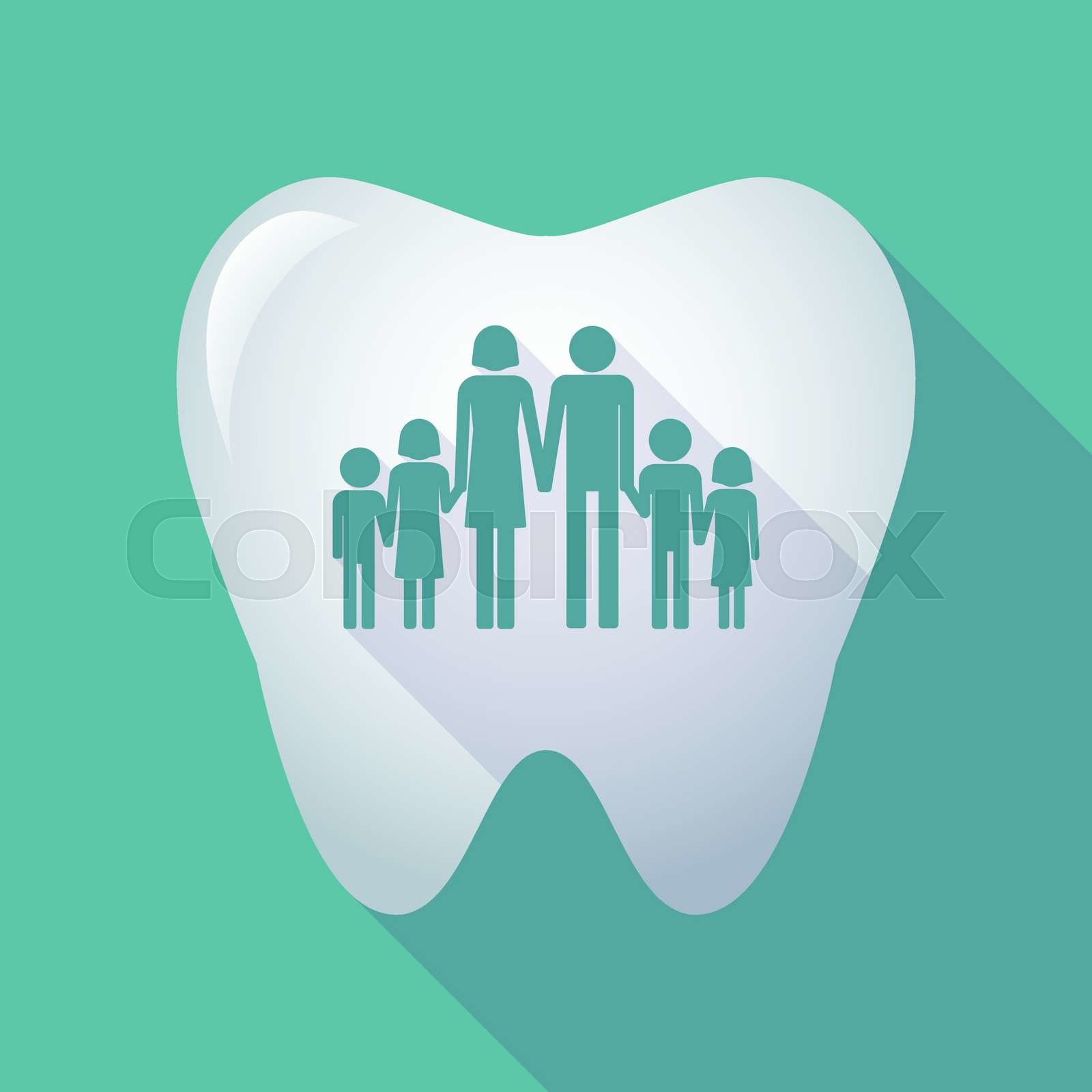 piktogramm, zahn, hygiene | Stock-Vektor | Colourbox