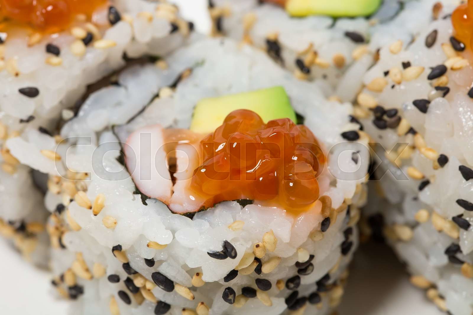 American sushi alaska roll. | Stock image | Colourbox