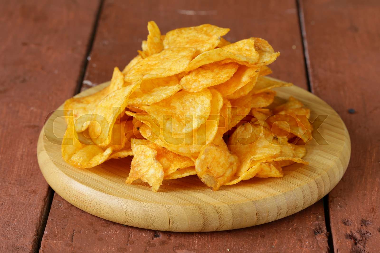 natural potato chips | Stock image | Colourbox