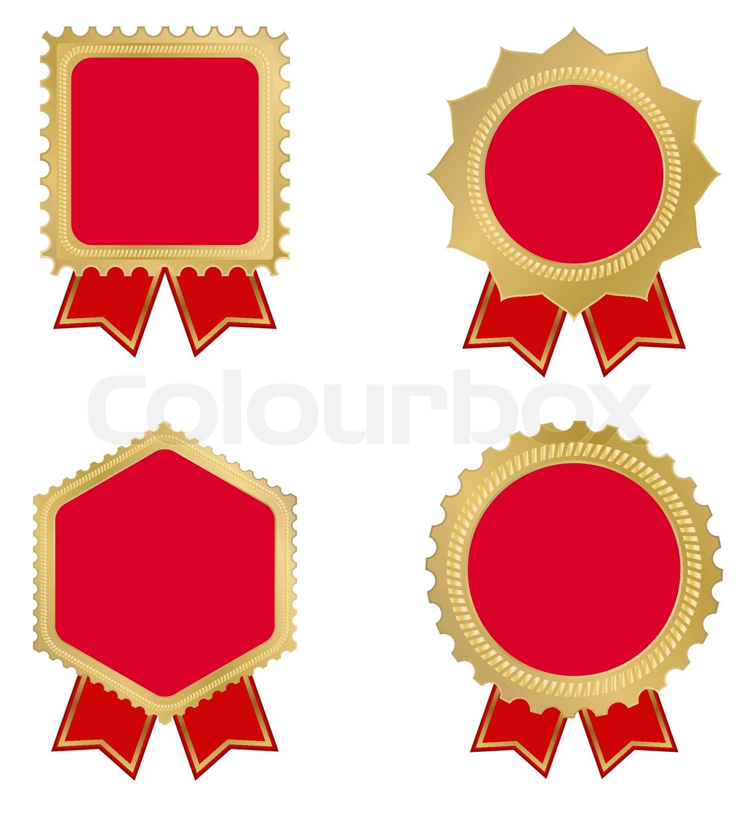 Labels award - set | Stock vector | Colourbox