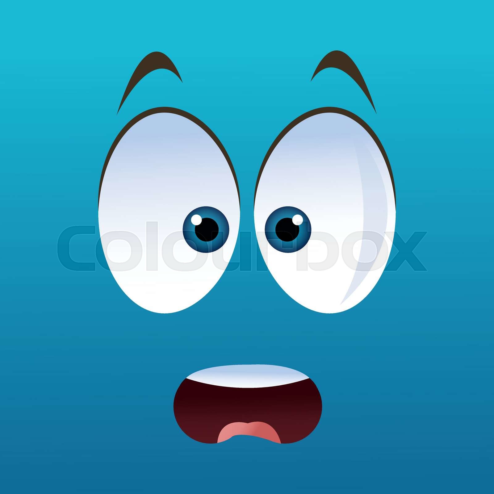 antlitz, cartoon, grafik | Stock-Vektor | Colourbox