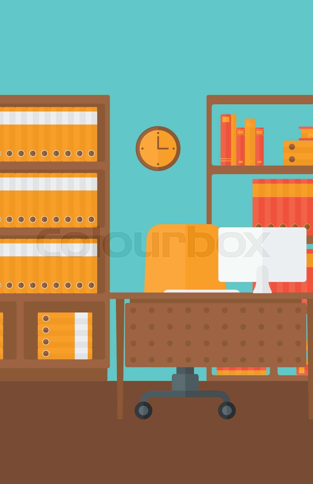 Background of business office. | Stock vector | Colourbox