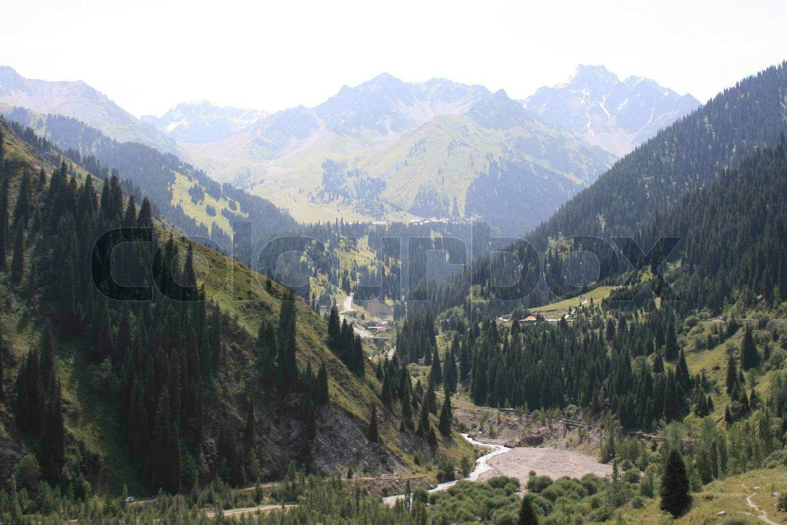 mountain landscape Central Asia Kazakhstan | Stock image | Colourbox