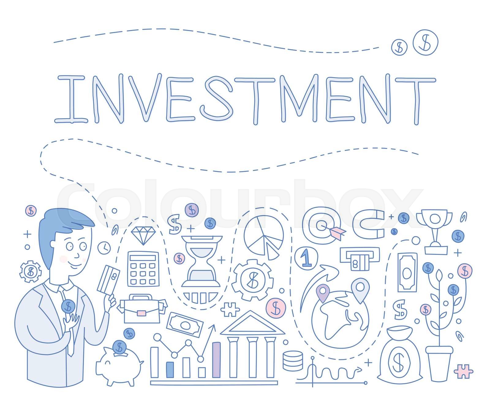 Investment Infographics. Vector Illustration | Stock vector | Colourbox