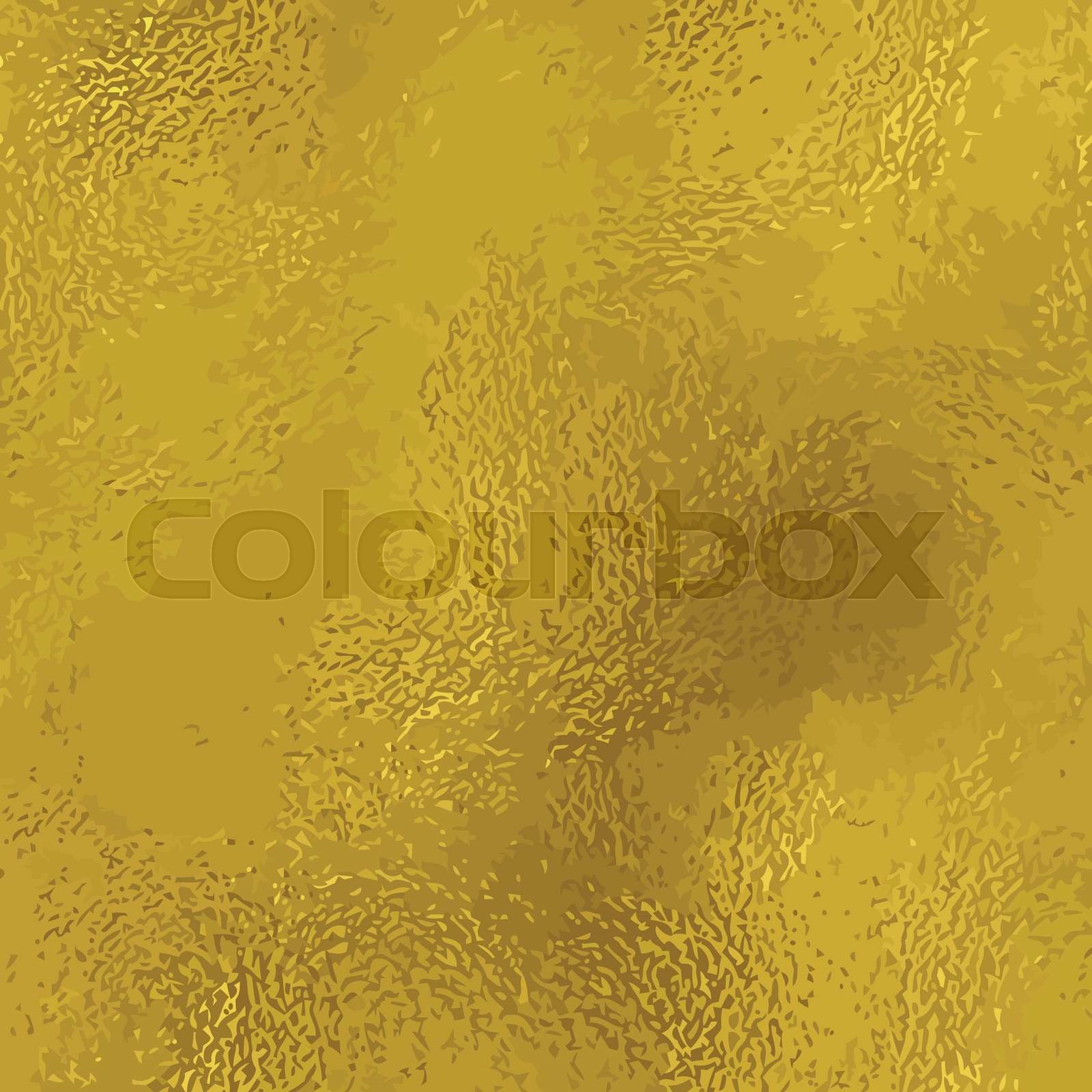Golden foil seamless texture | Stock vector | Colourbox