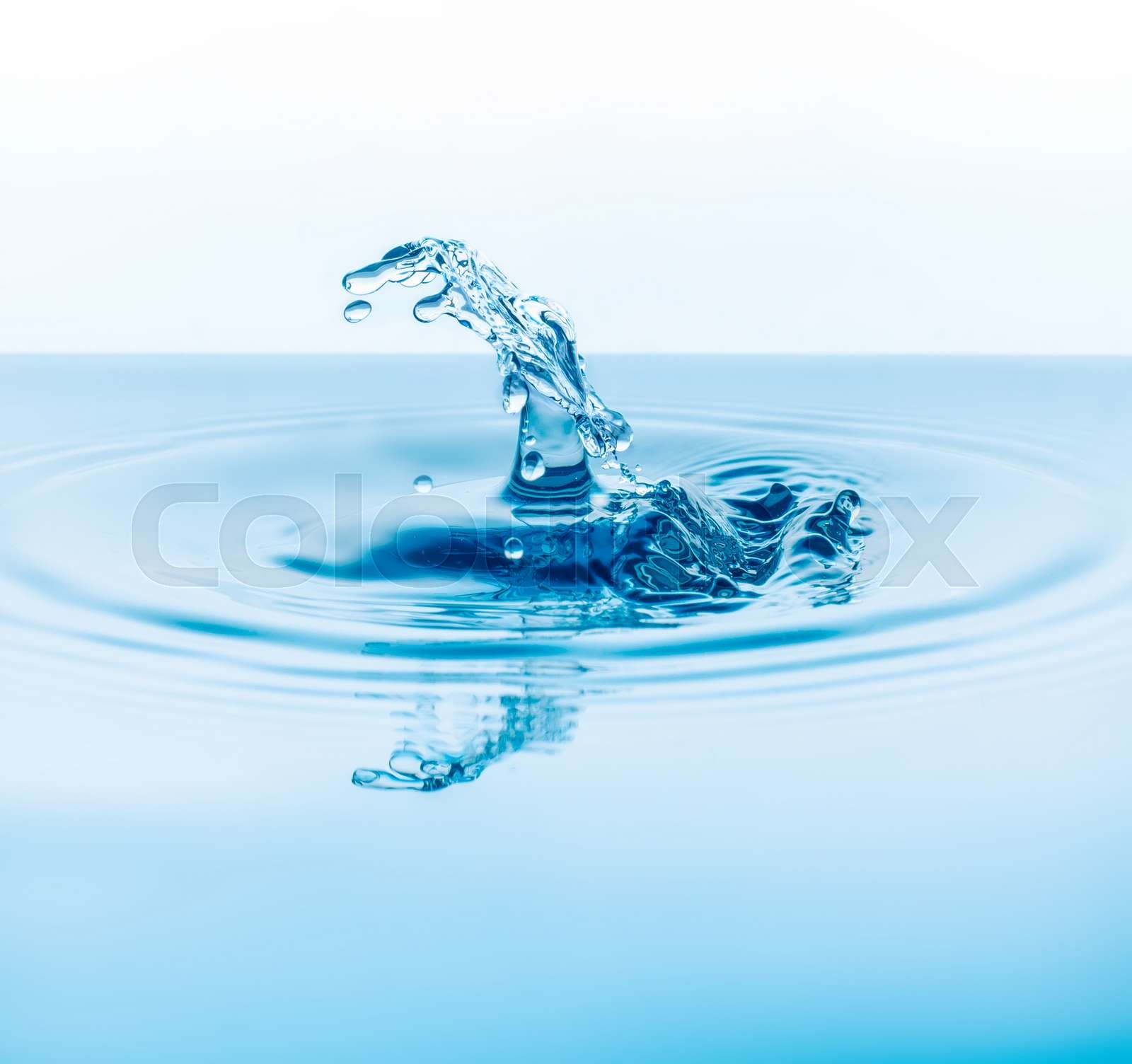 water drops falling | Stock image | Colourbox