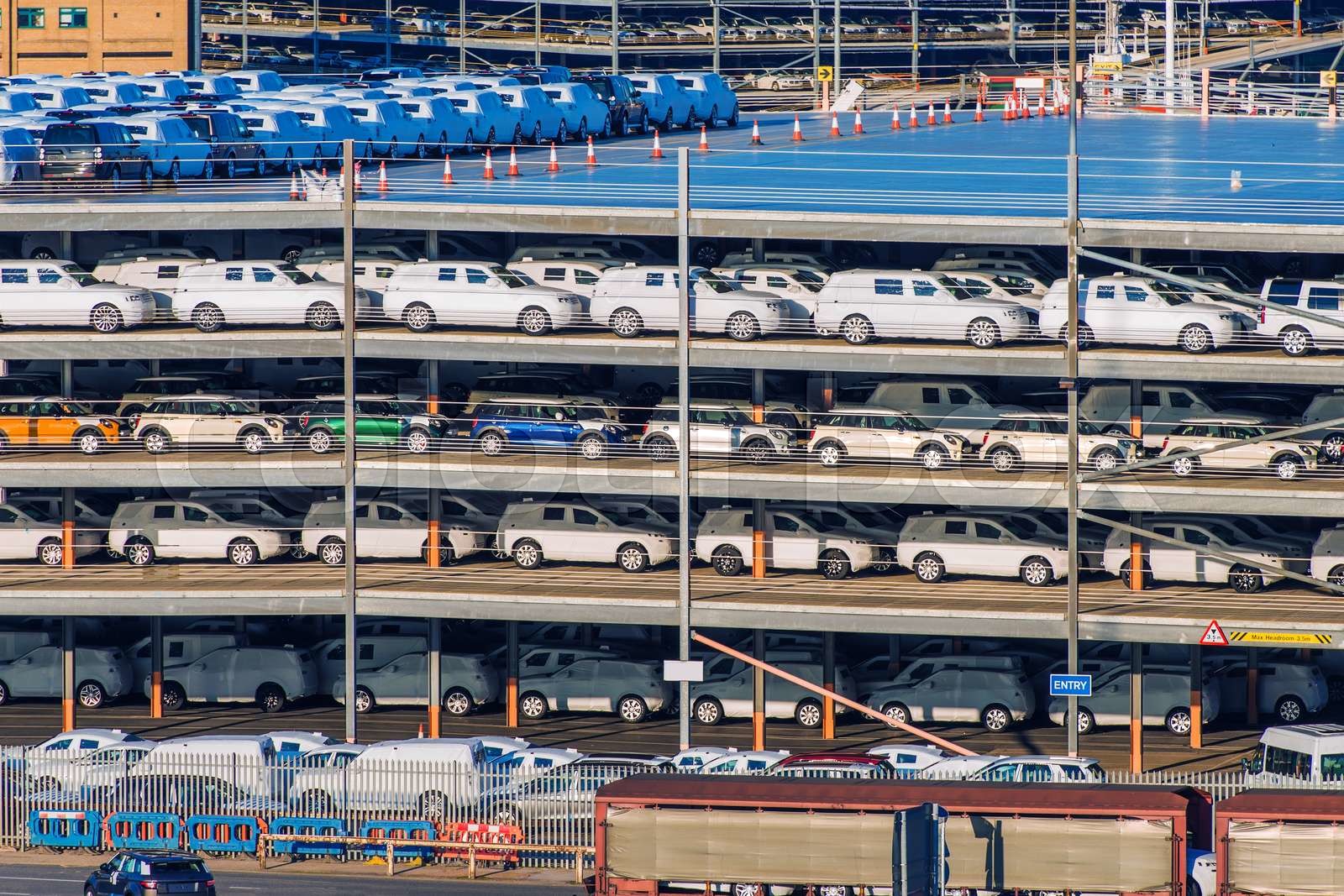 New Cars Cargo Delivery | Stock image | Colourbox