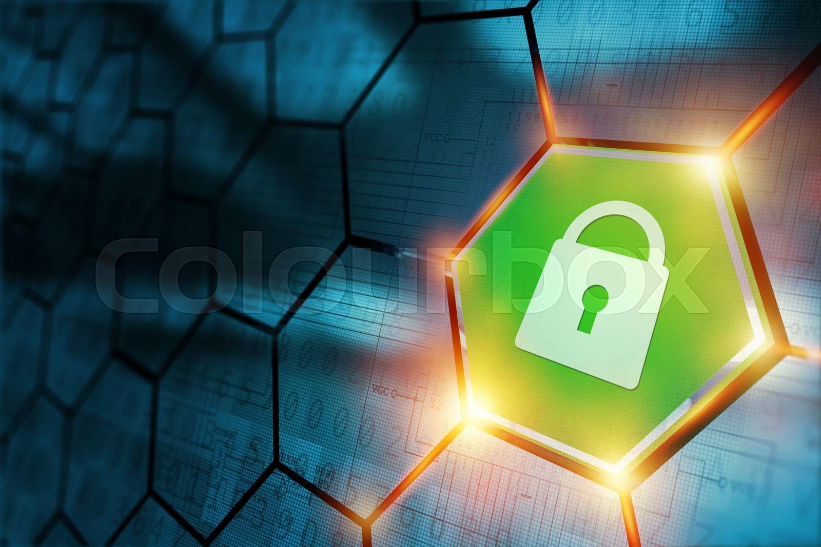 Secure Connection Concept | Stock image | Colourbox