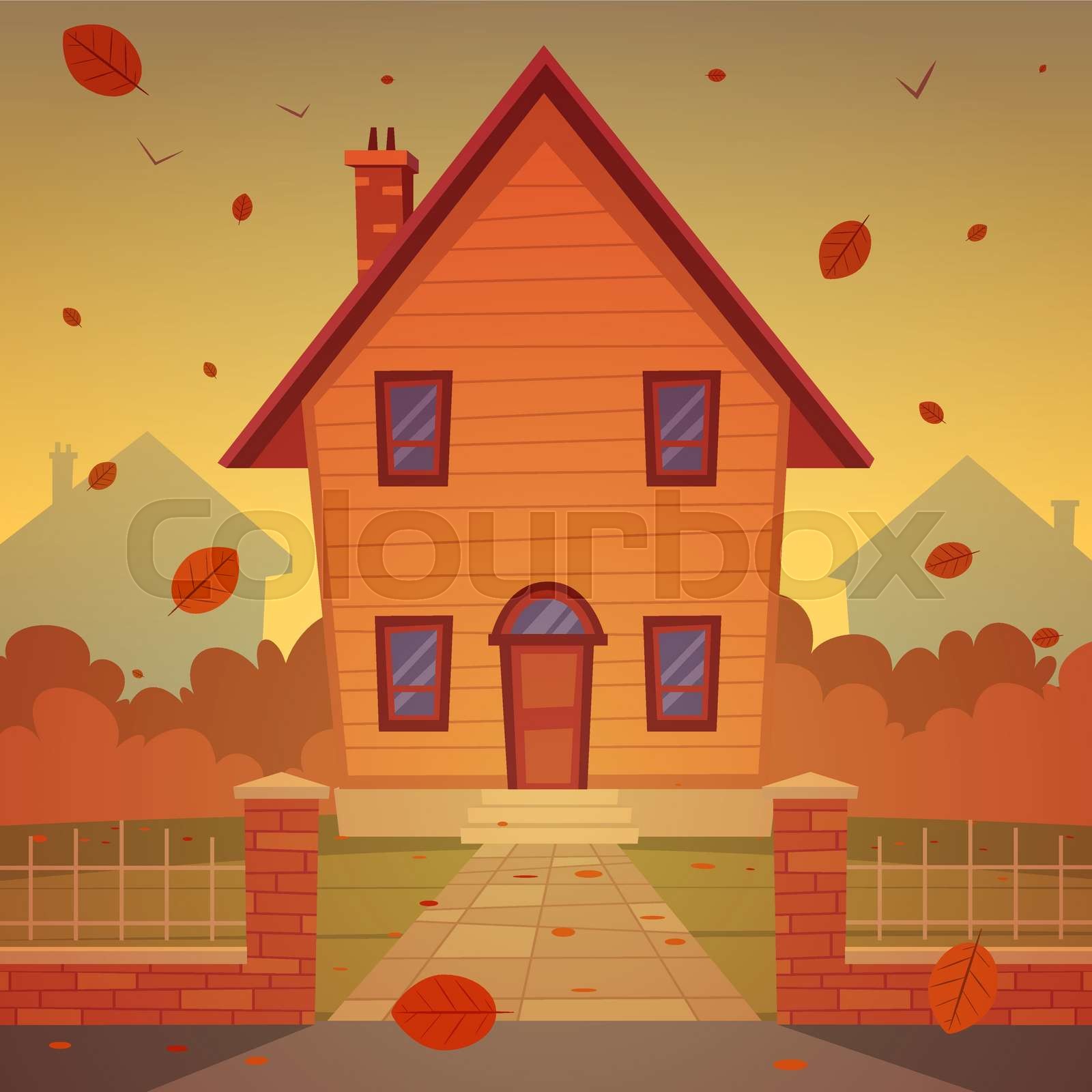 Cartoon House | Stock vector | Colourbox