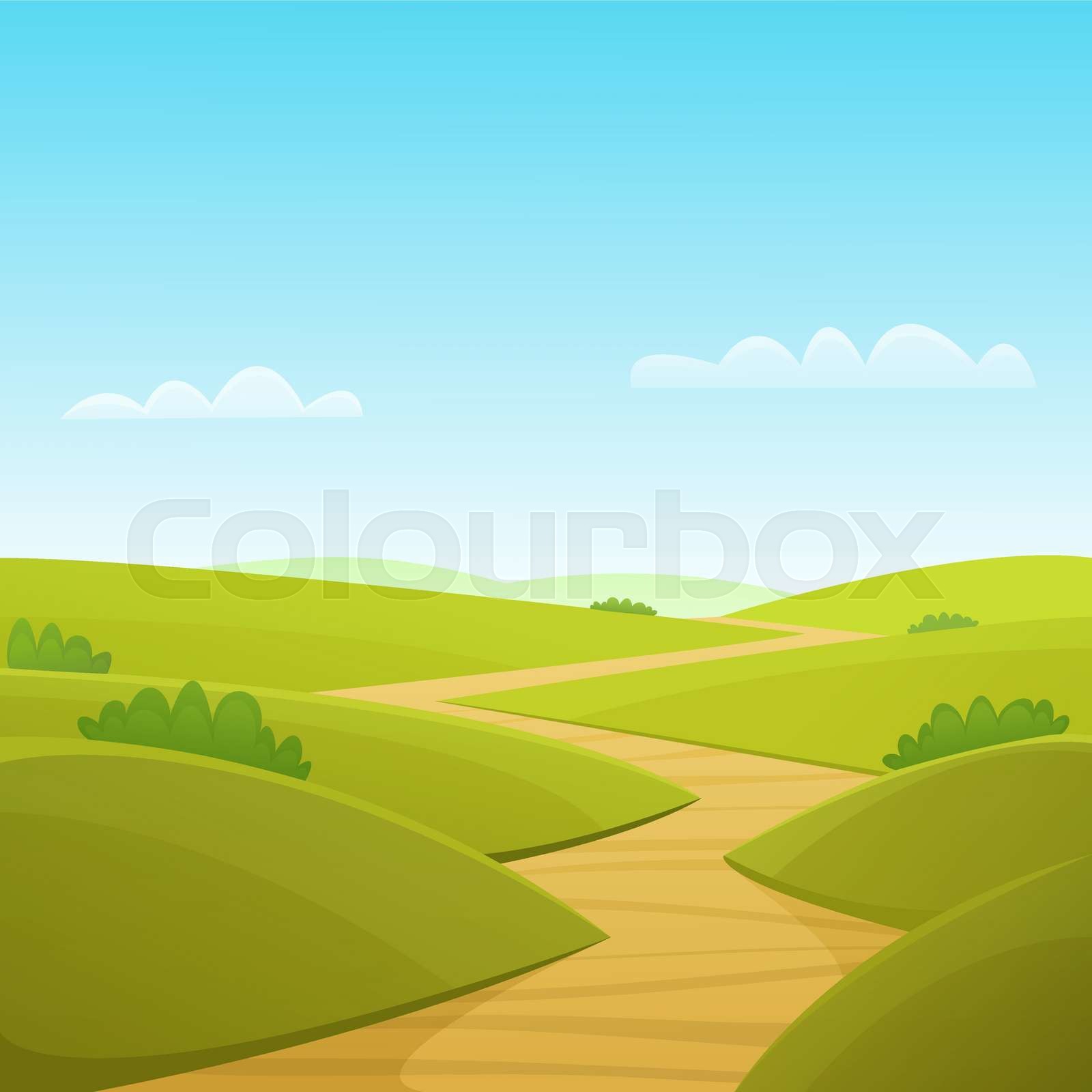 Country Road | Stock vector | Colourbox