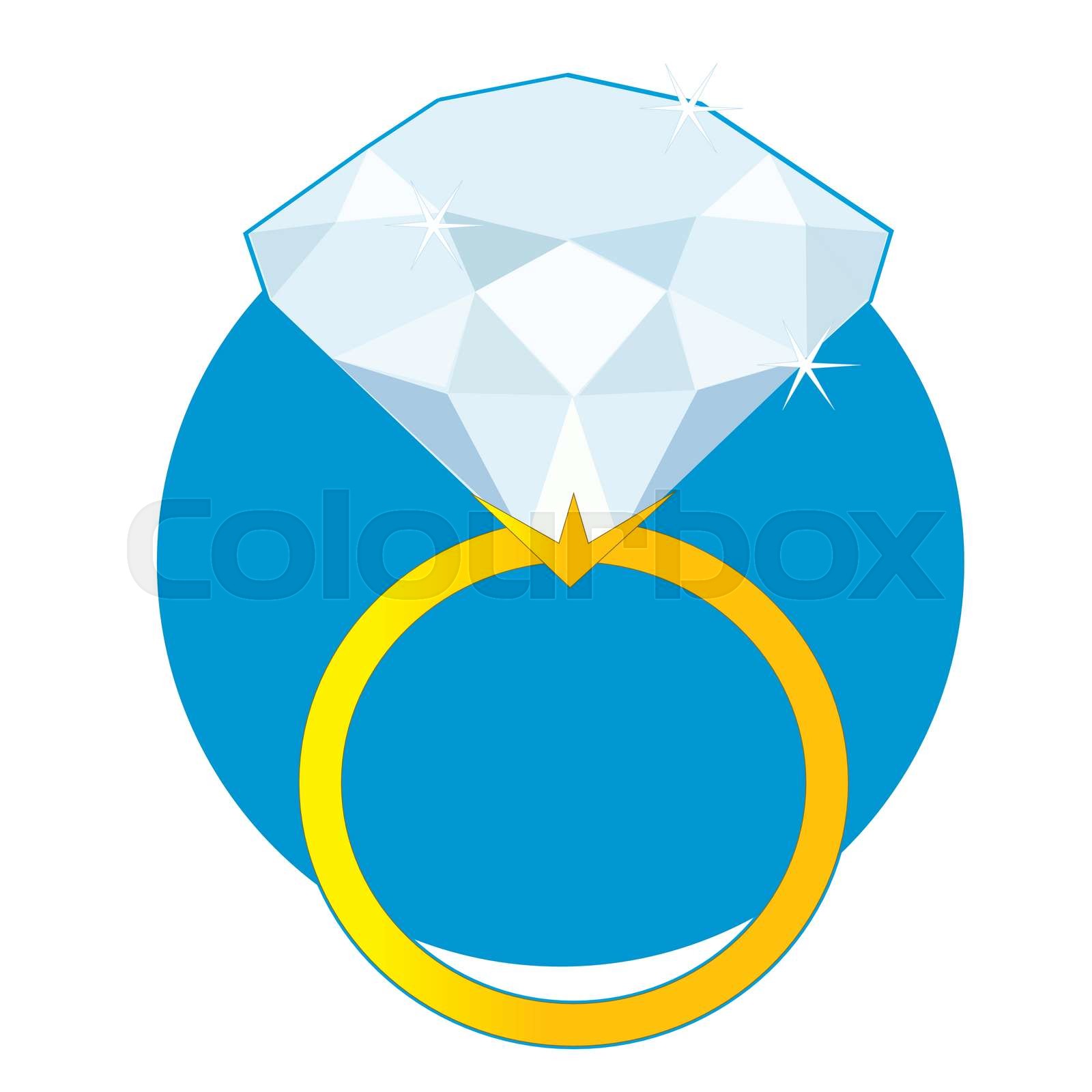 Diamond Ring | Stock vector | Colourbox