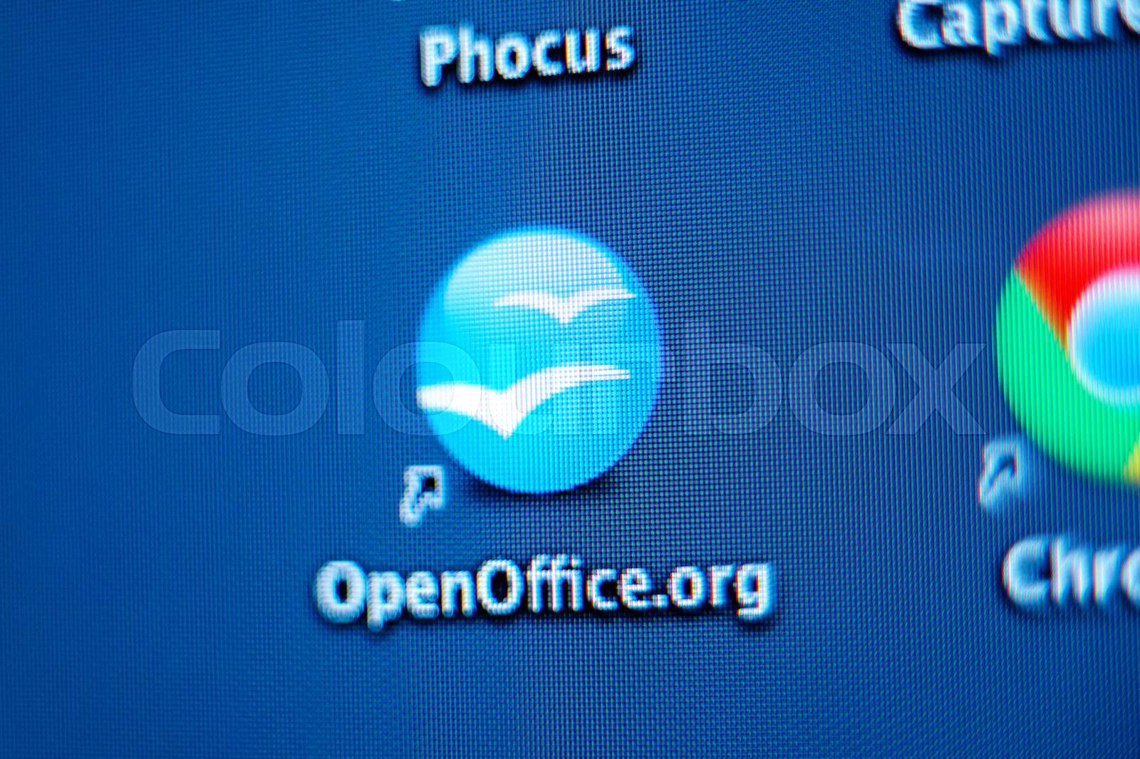 Openoffice.org Software icon | Stock image | Colourbox
