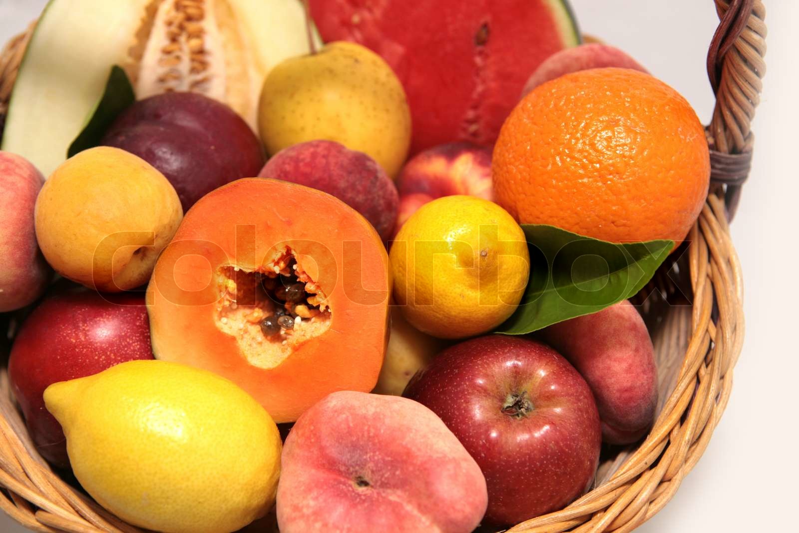 bascket of fruits | Stock image | Colourbox