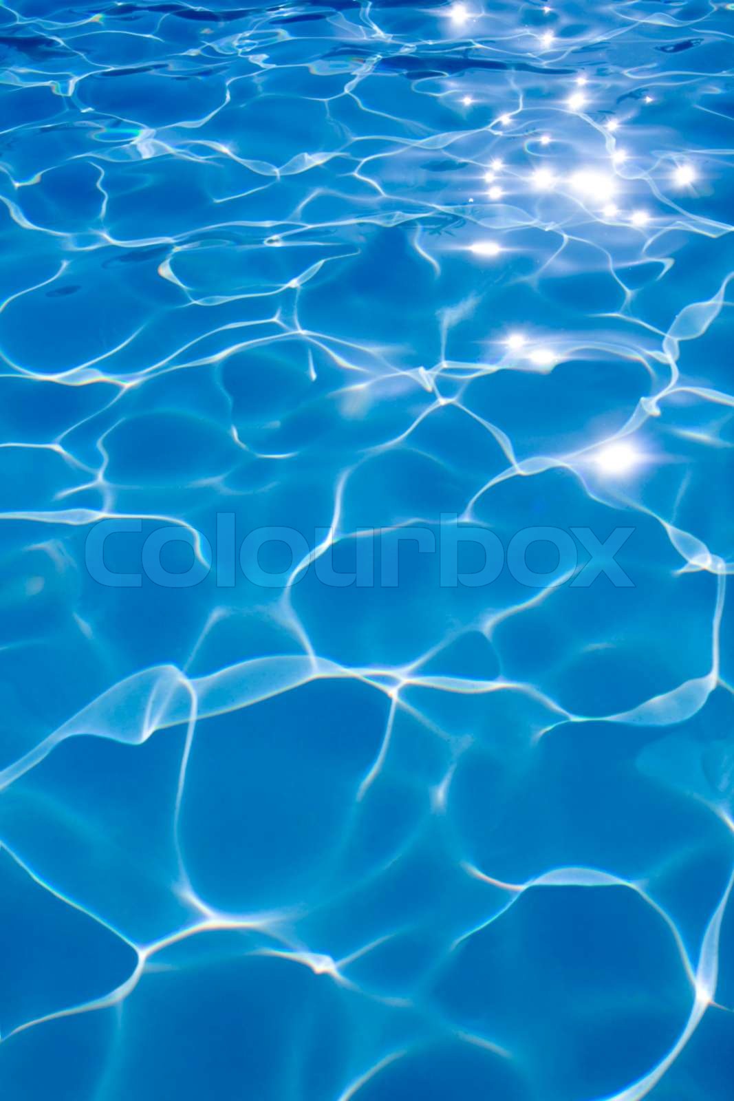 clear water in the swimming pool | Stock image | Colourbox