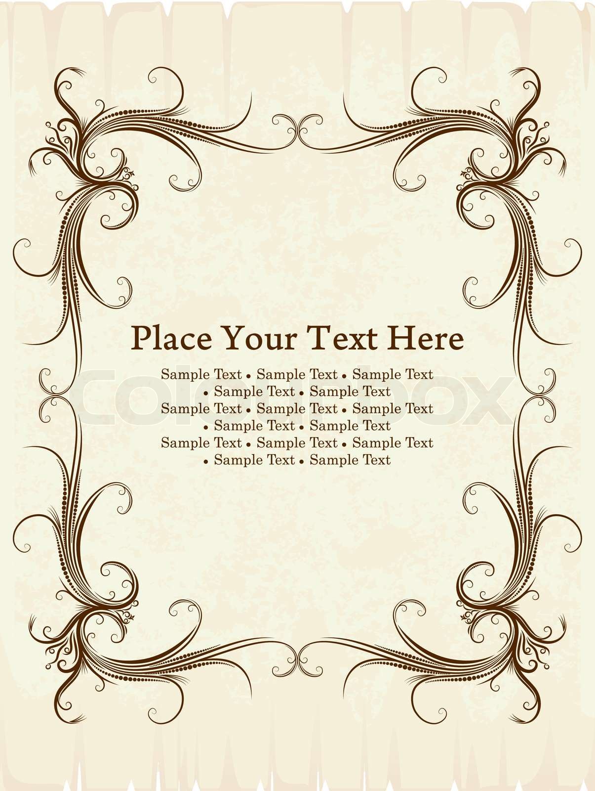 victorian, design, graphic | Stock vector | Colourbox