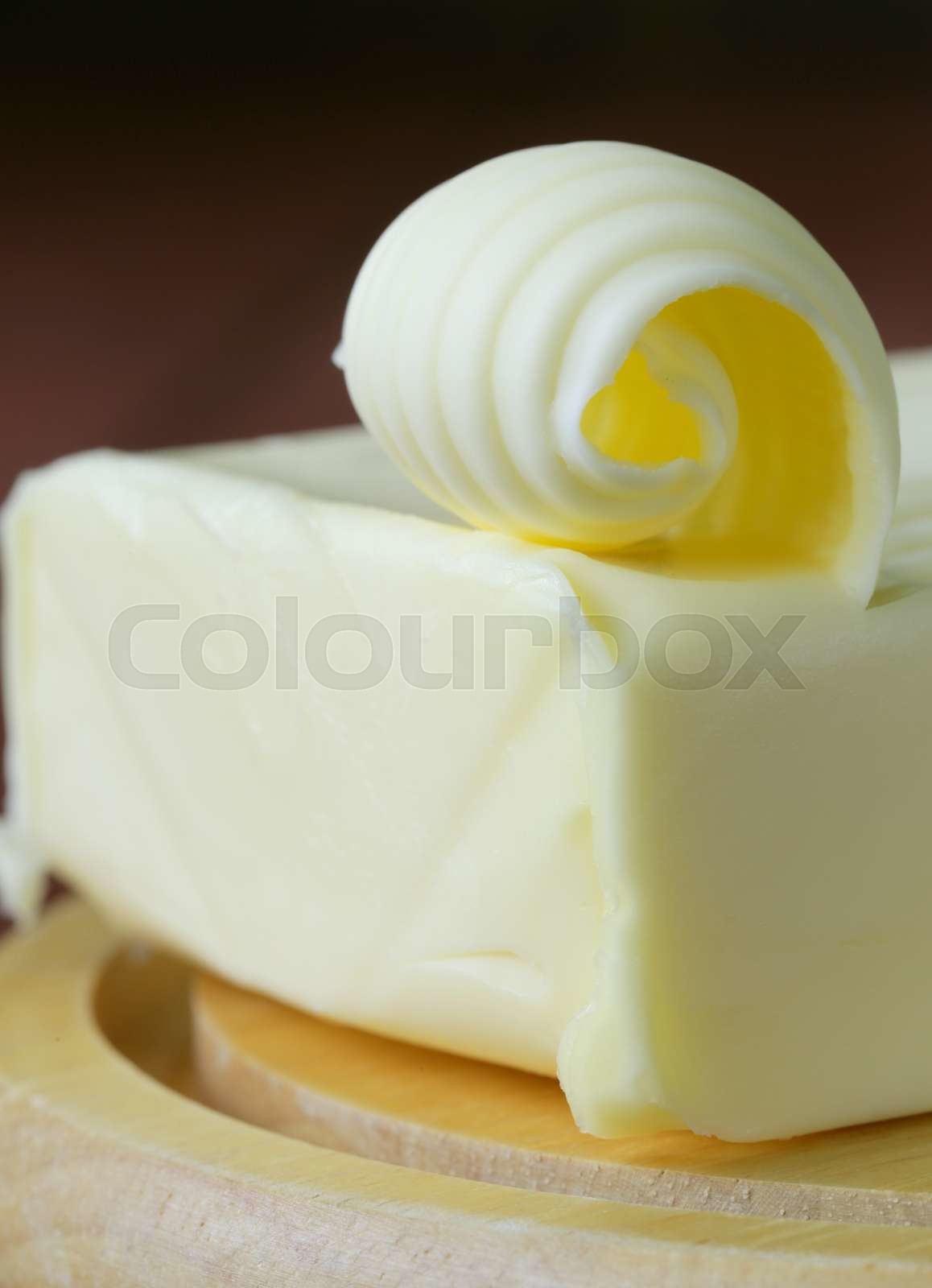 fresh yellow butter | Stock image | Colourbox