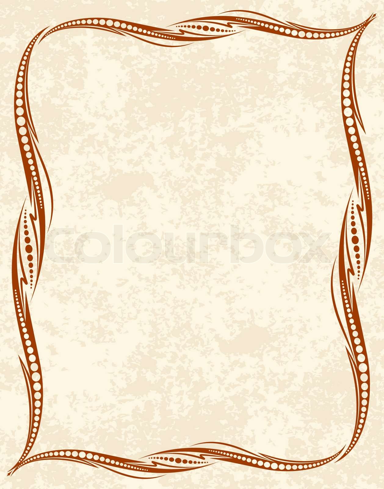 gothic, ornate, parchment | Stock vector | Colourbox