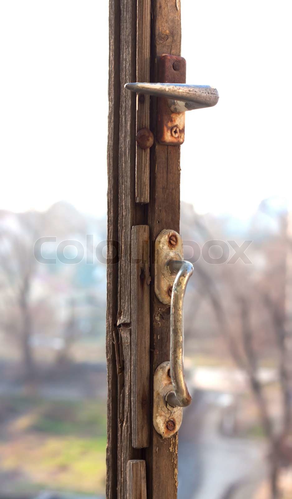 old window lock | Stock image | Colourbox