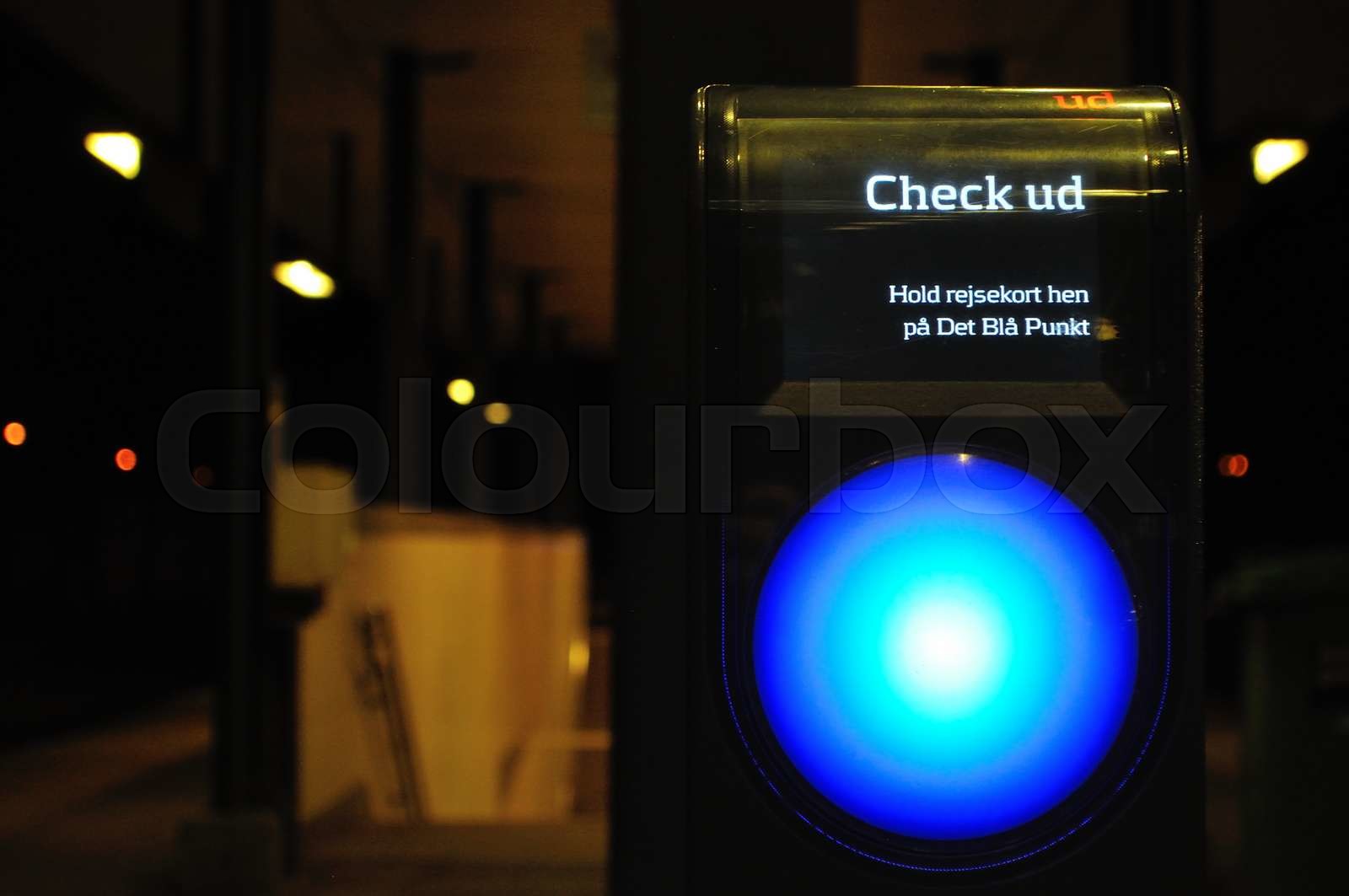 rejsekort, check, ud | Stock image | Colourbox