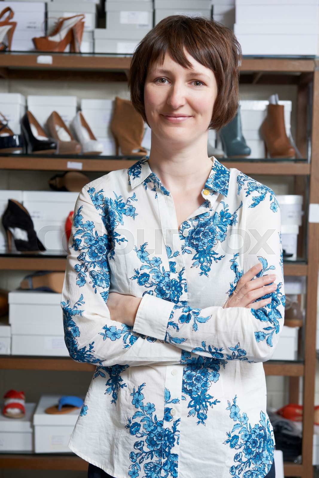 Female Owner Of Shoe Store | Stock image | Colourbox