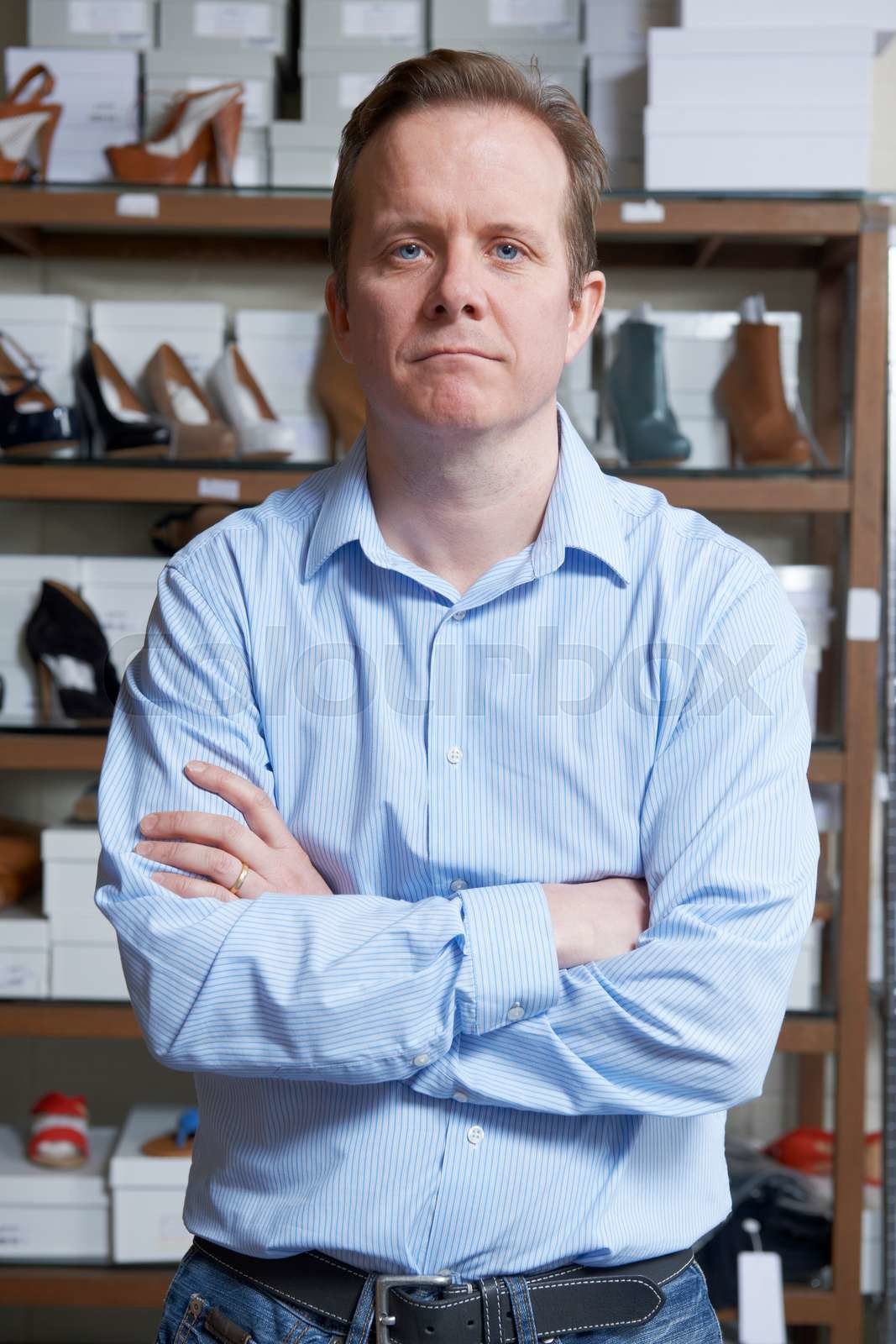 Male Owner Of Shoe Store | Stock image | Colourbox