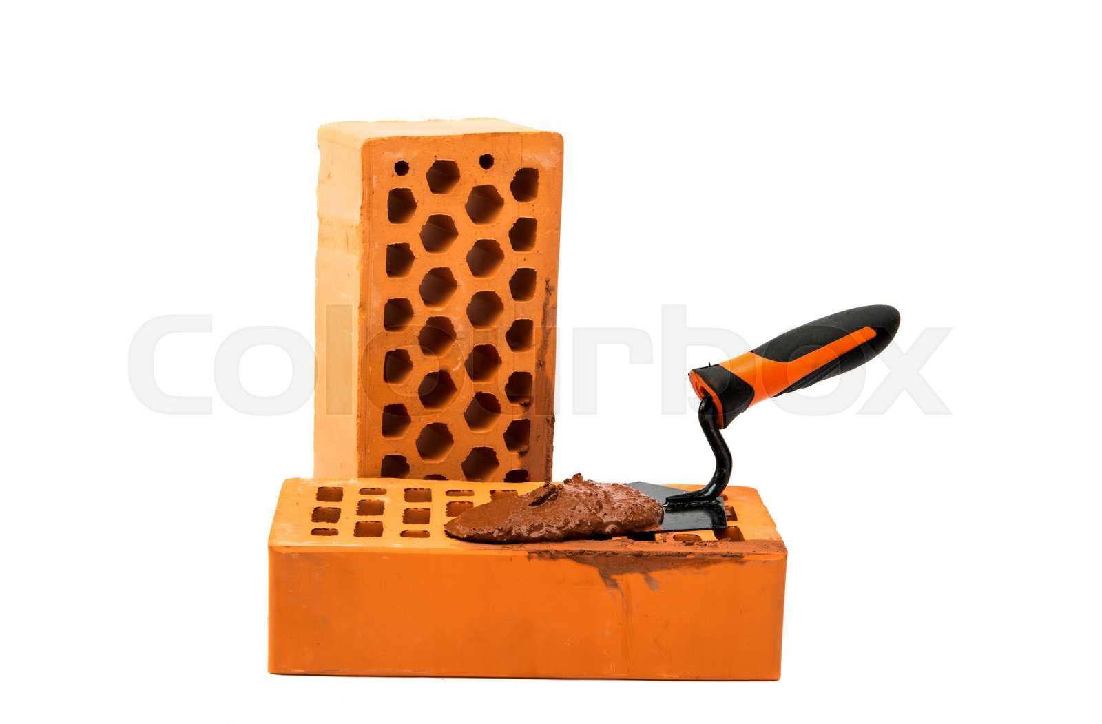 bricks Building tools | Stock image | Colourbox