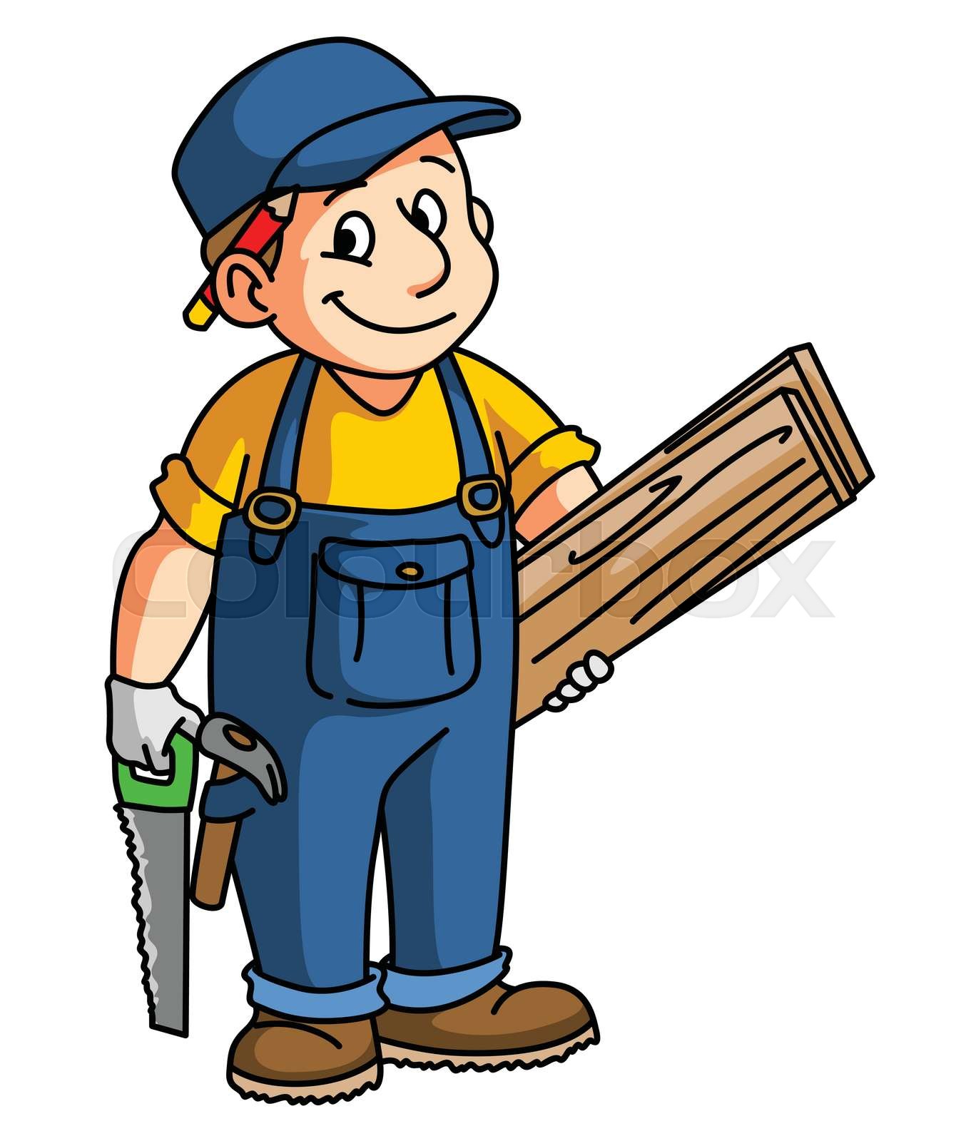 Carpenter | Stock vector | Colourbox