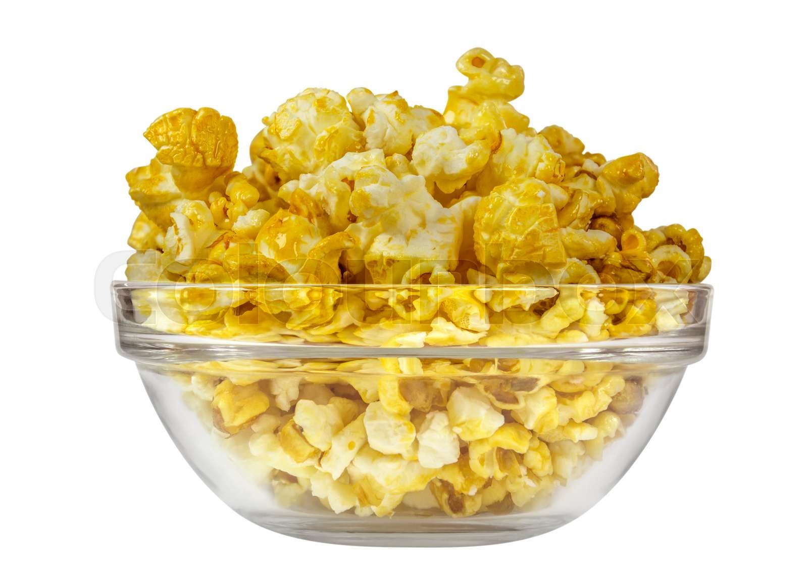 popcorn, schale, salzig | Stock Bild | Colourbox