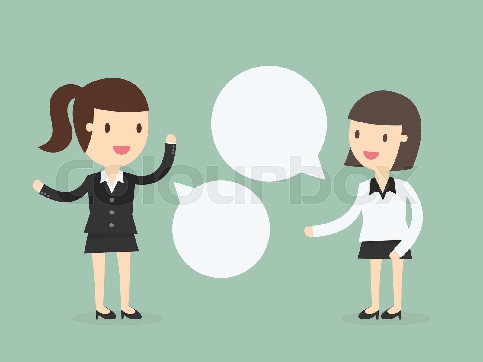 Talking Stock Vector Colourbox