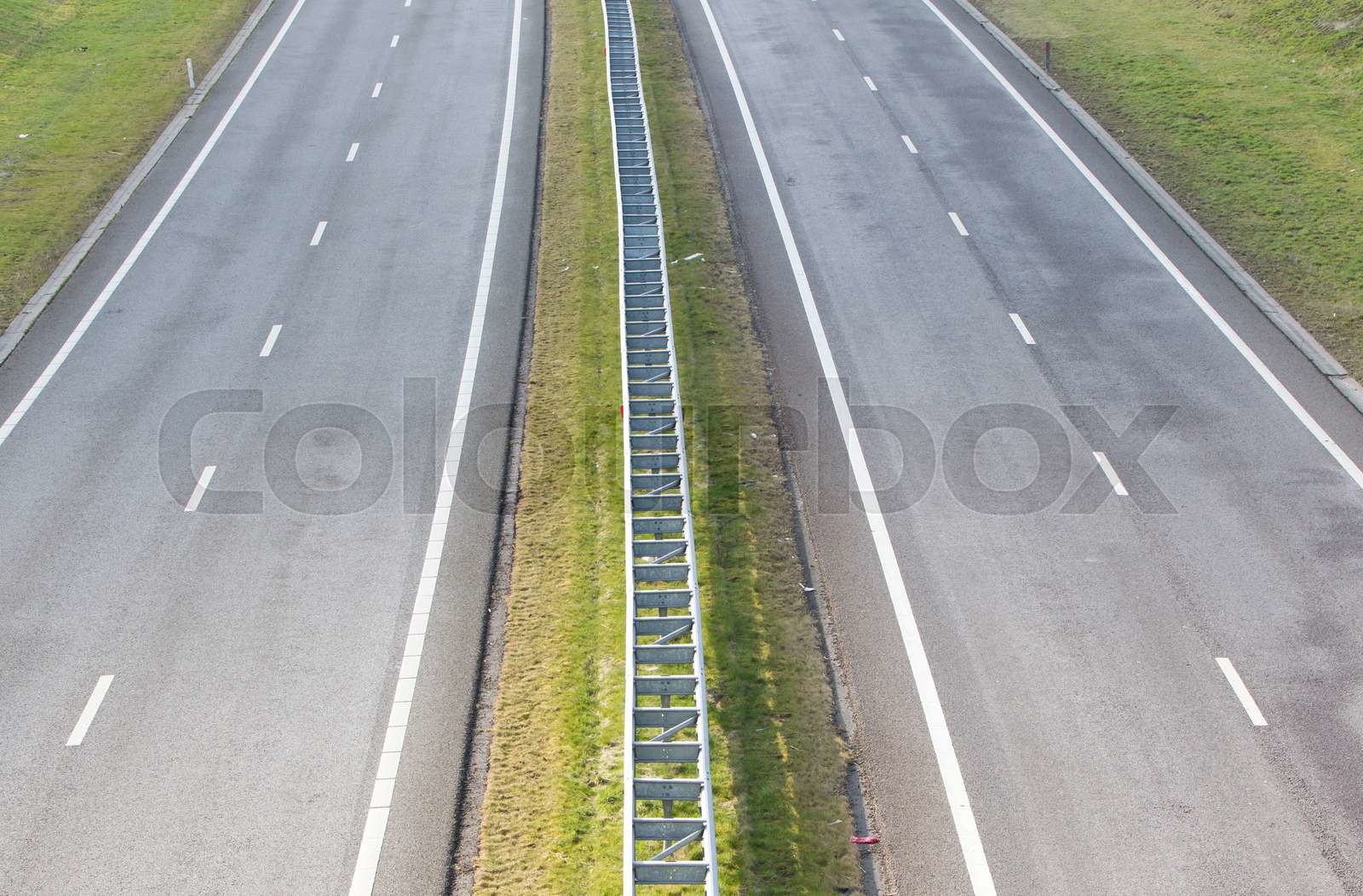 Empty road in the Netherlands | Stock image | Colourbox