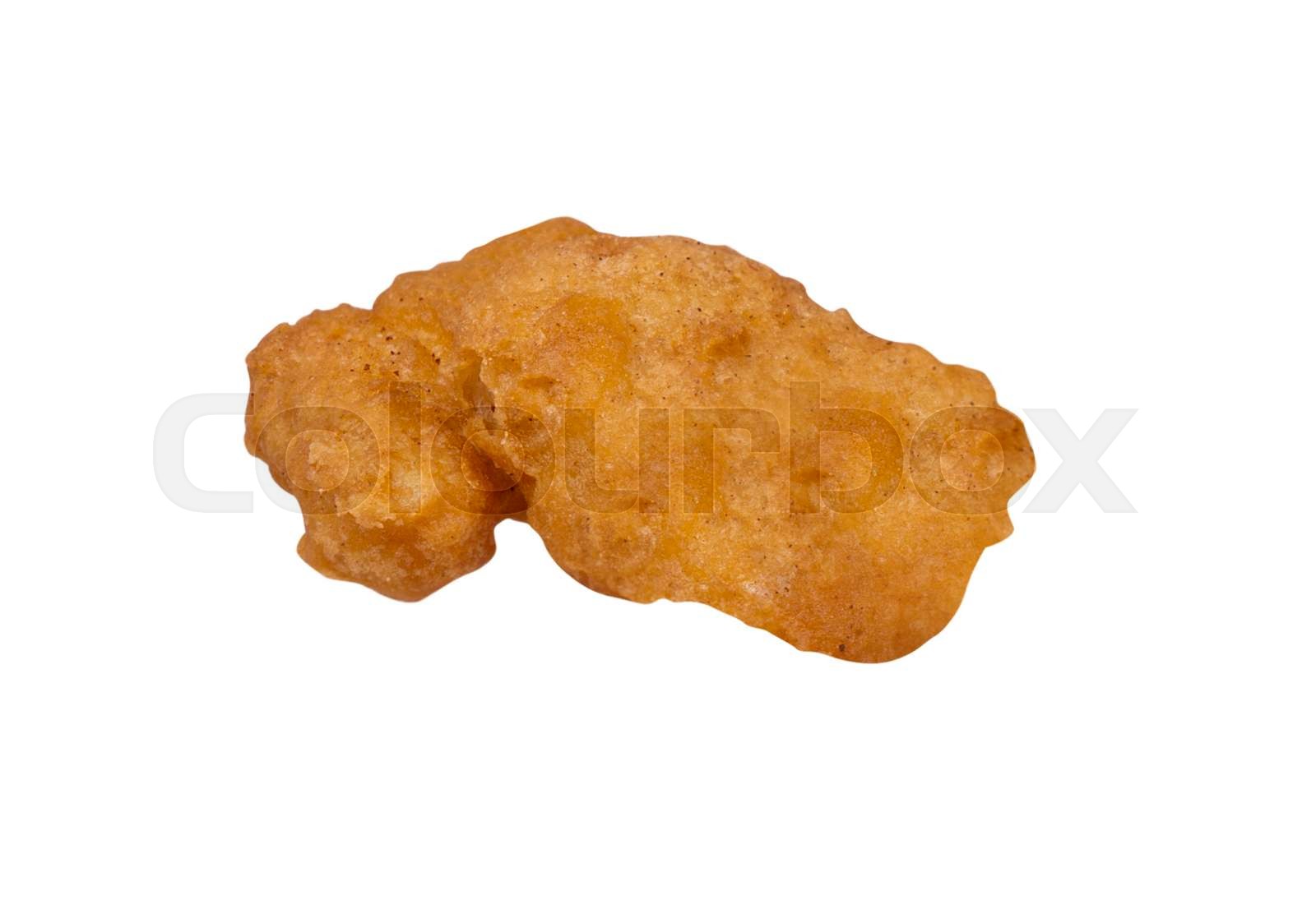 Fried chicken nuggets isolated on white | Stock image | Colourbox
