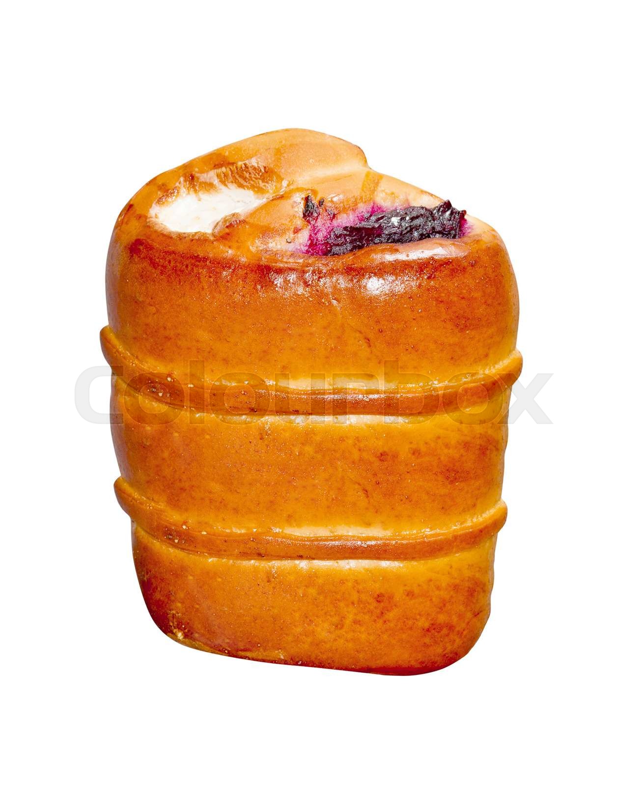 Bun on White Background | Stock image | Colourbox