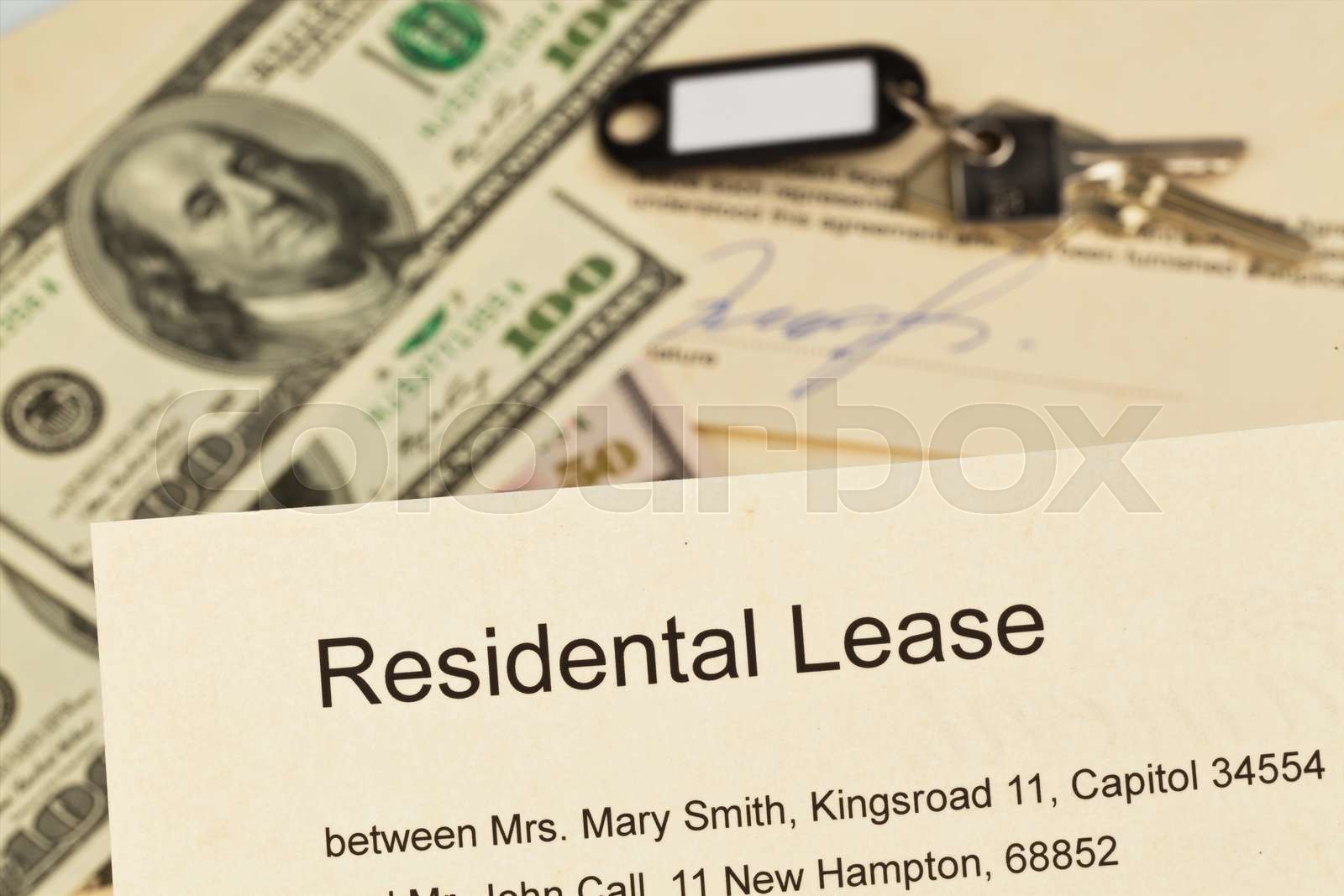 apartment keys and rental | Stock image | Colourbox