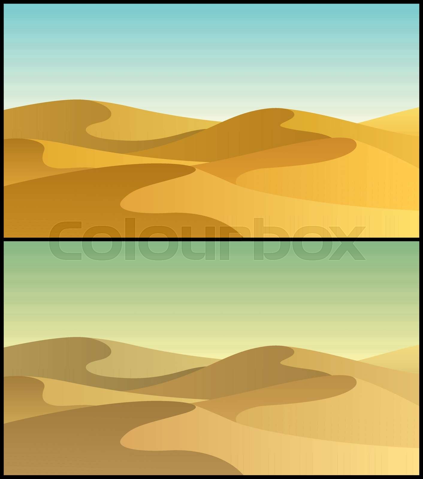 Desert 3 | Stock vector | Colourbox
