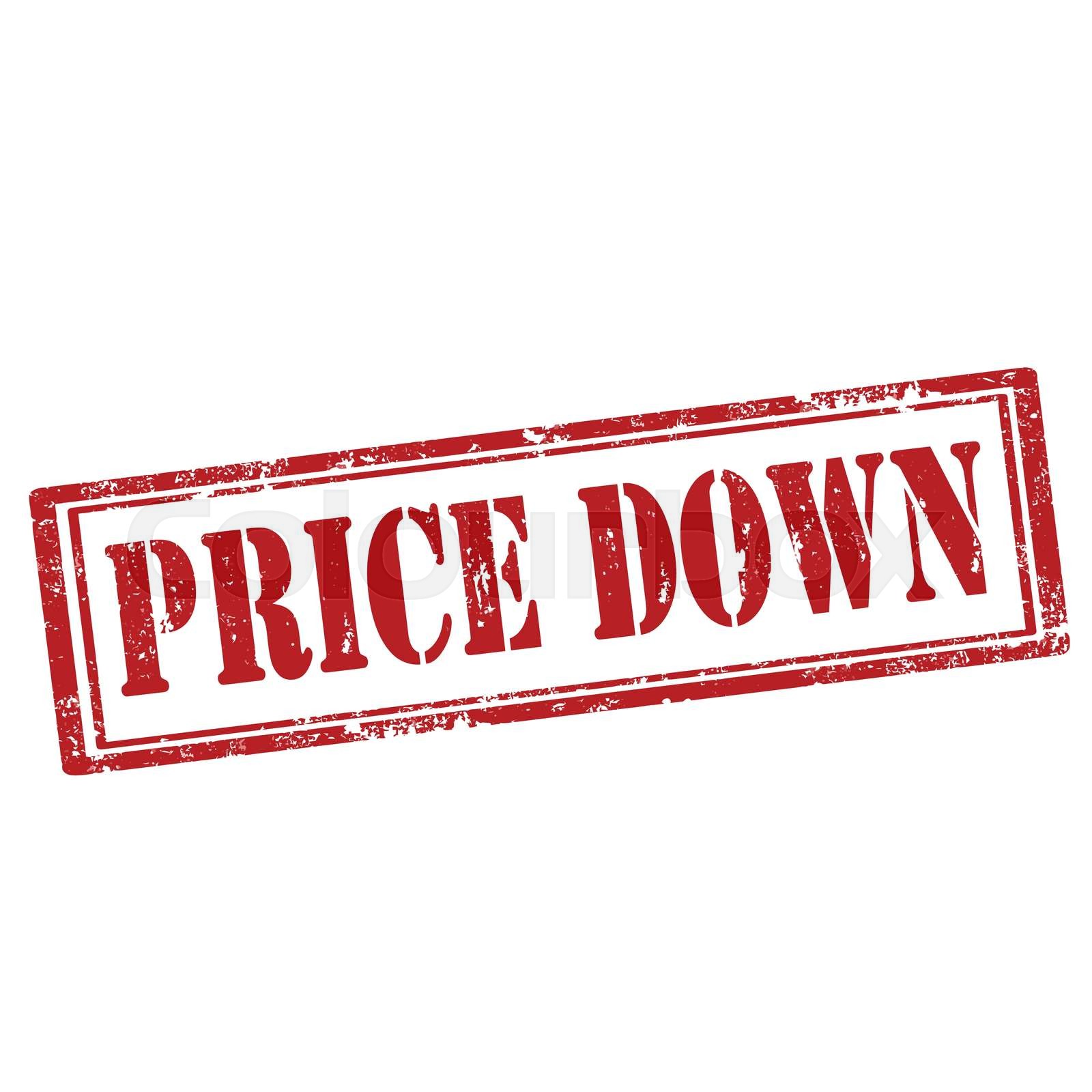 Price Down-stamp | Stock vector | Colourbox