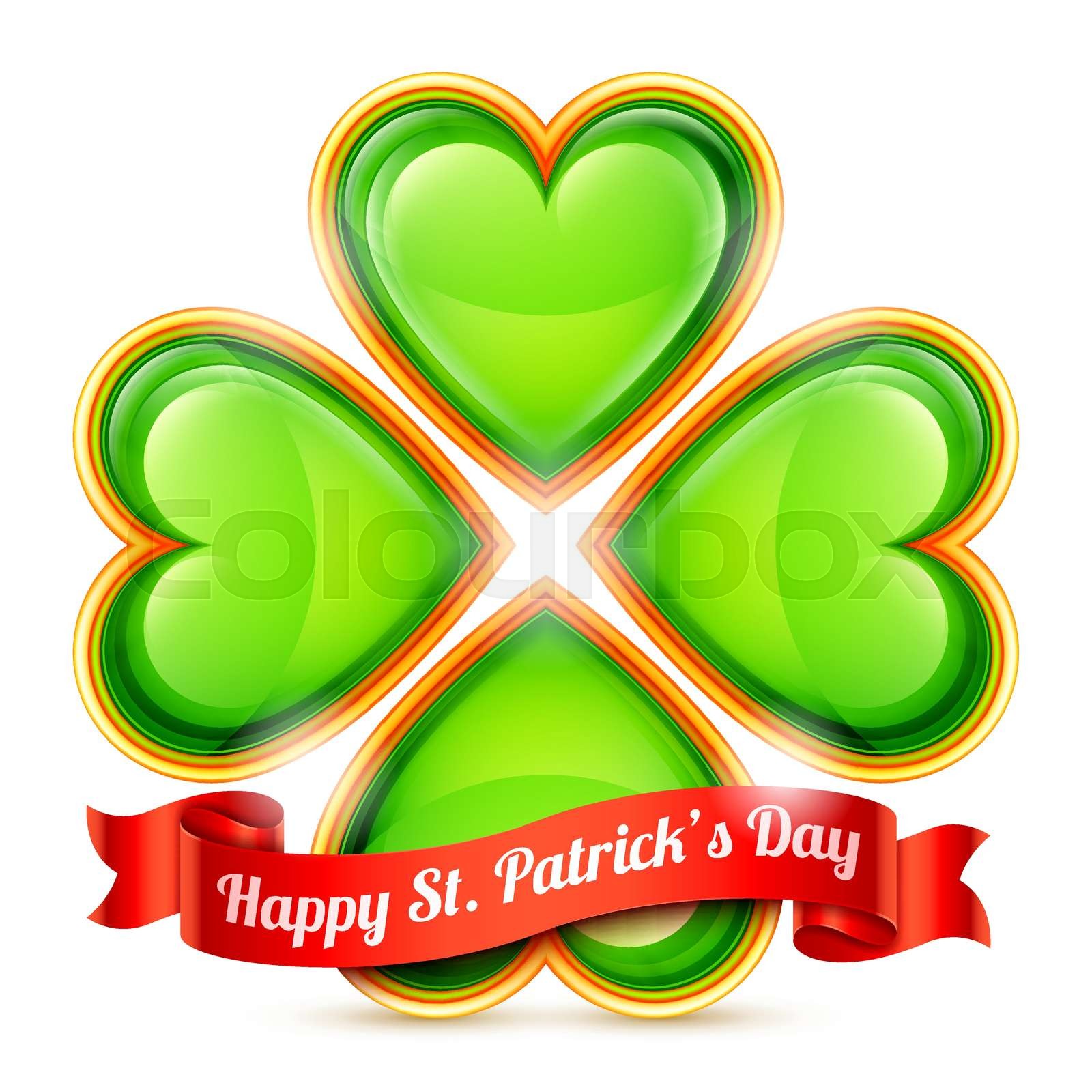 St. Patrick Day Congratulation | Stock vector | Colourbox