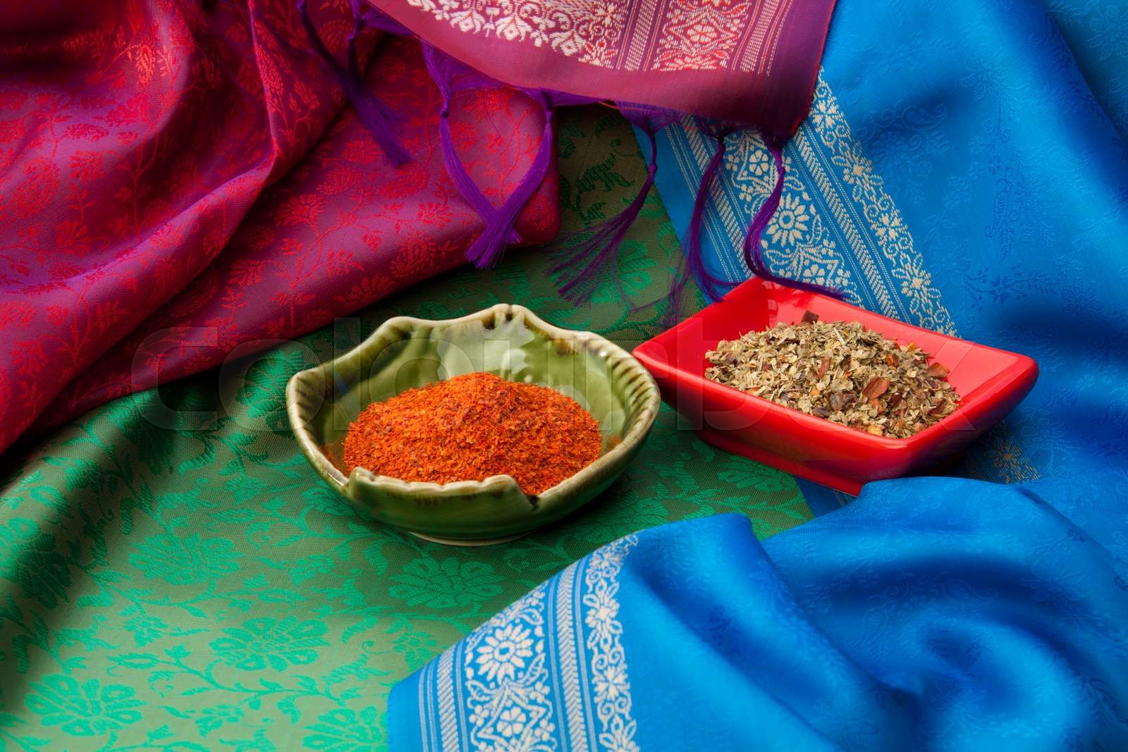 Indian Spices Stock Image Colourbox