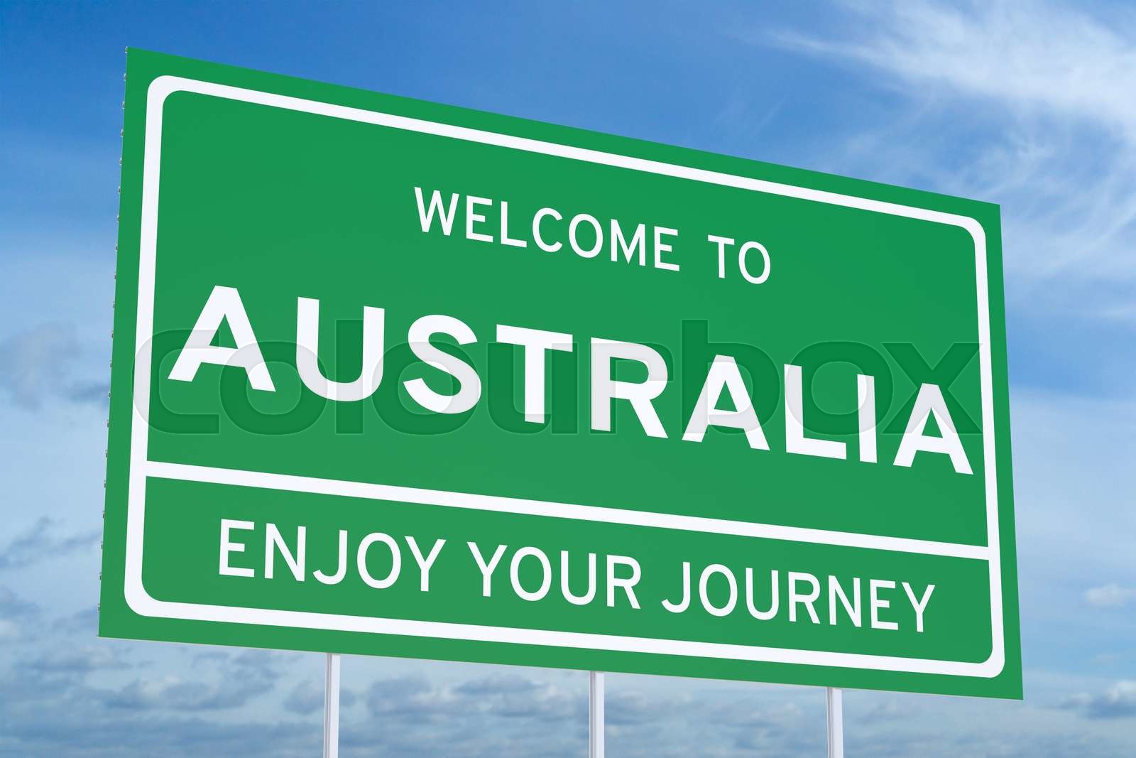 Welcome to Australia concept | Stock image | Colourbox